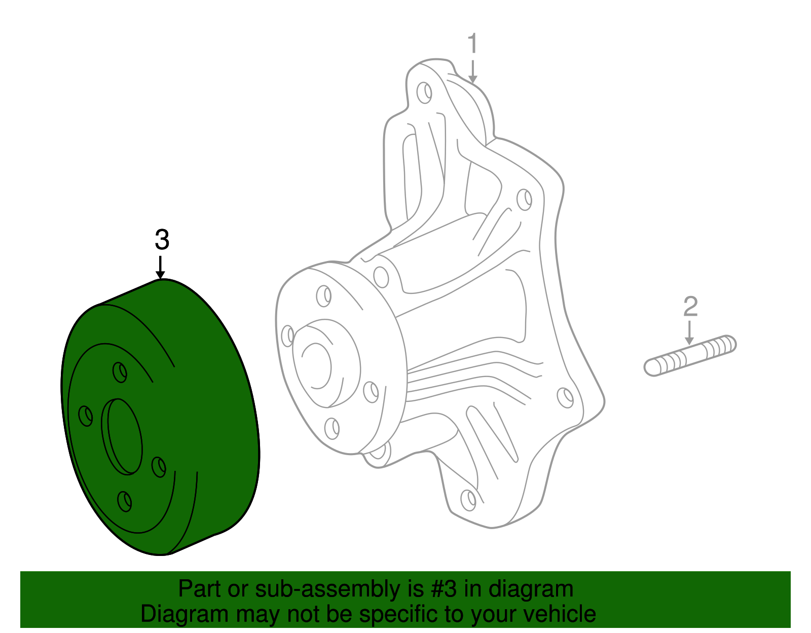 16173-28020 - Pulley 2001-2015 Toyota | Longo Toyota Parts