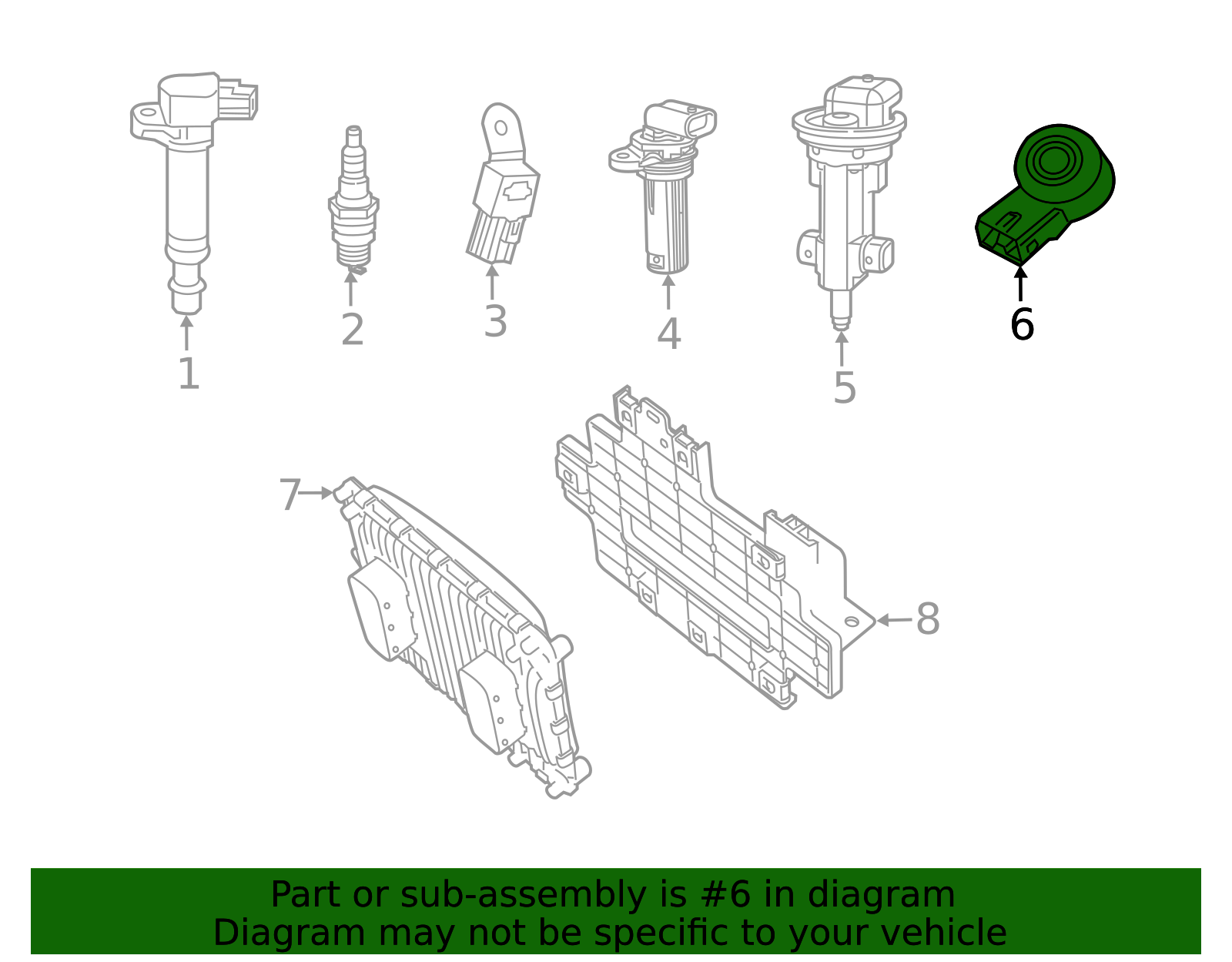 Knock Sensor 68313570AB | Mopar Parts Canada