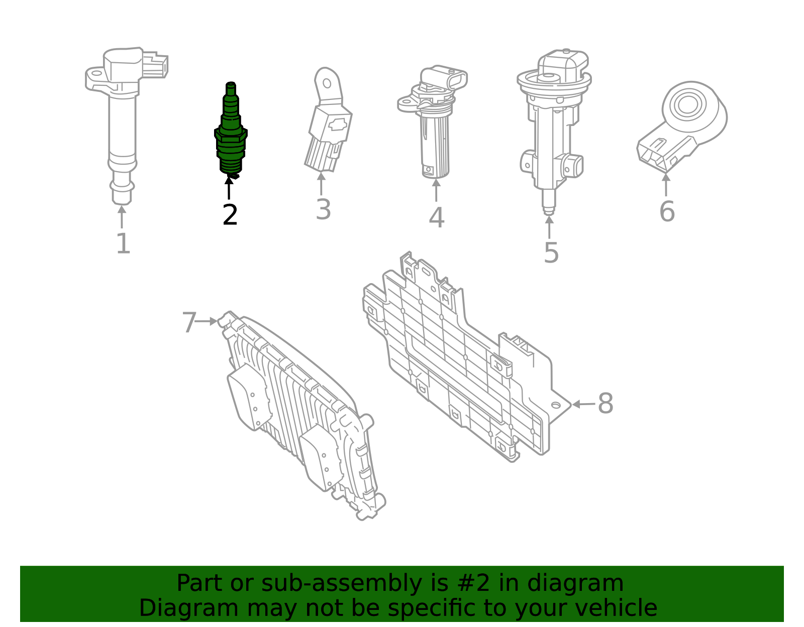 2016-2025 Mopar Spark Plug SP225755AB | Mopar Parts Canada
