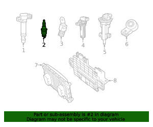 2016-2025 Mopar Spark Plug SP225755AB | Mopar Parts Canada