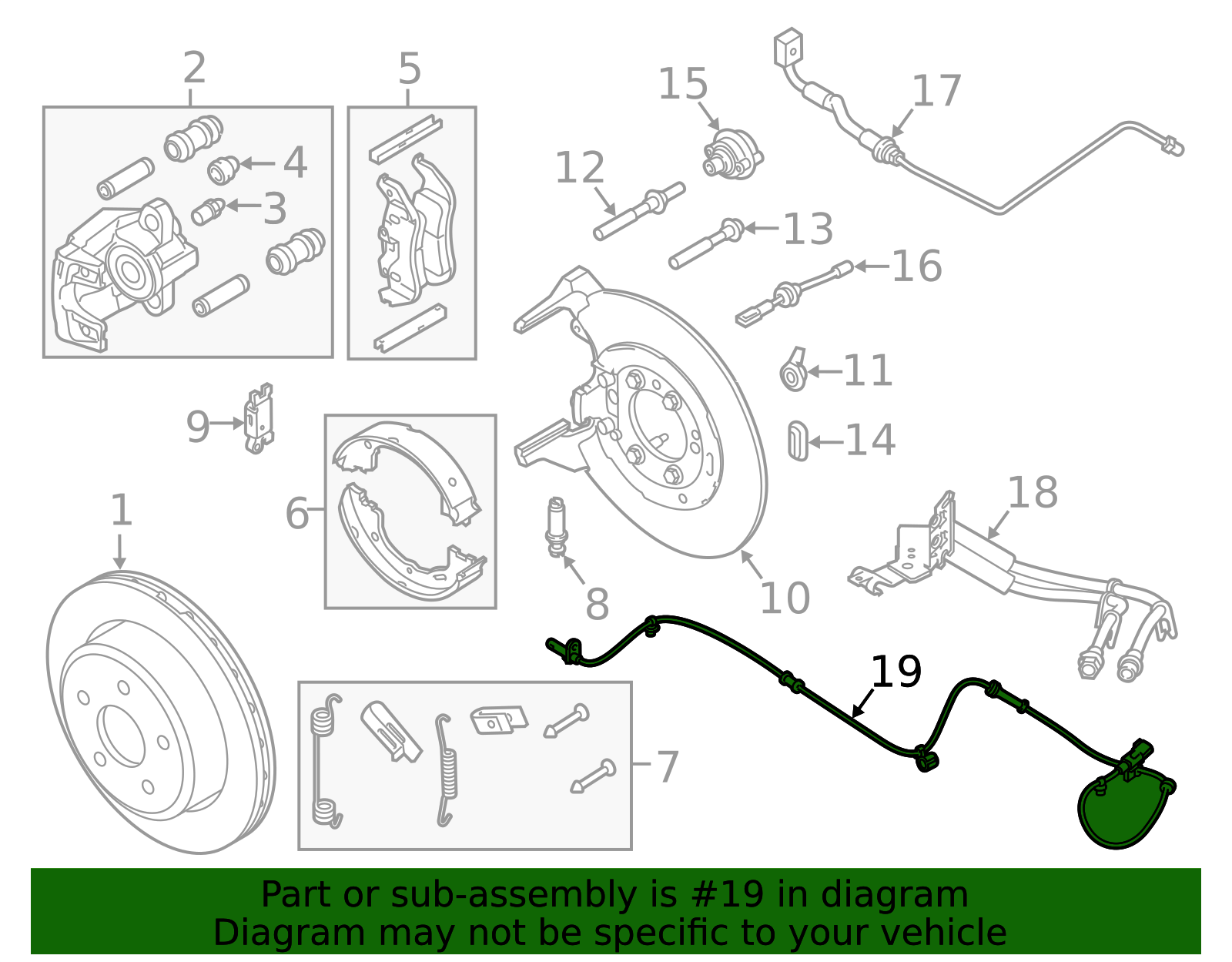 2010-2011 Ford Ranger | Motorcraft ABS Wheel Speed Sensor | BRAB-436 ...