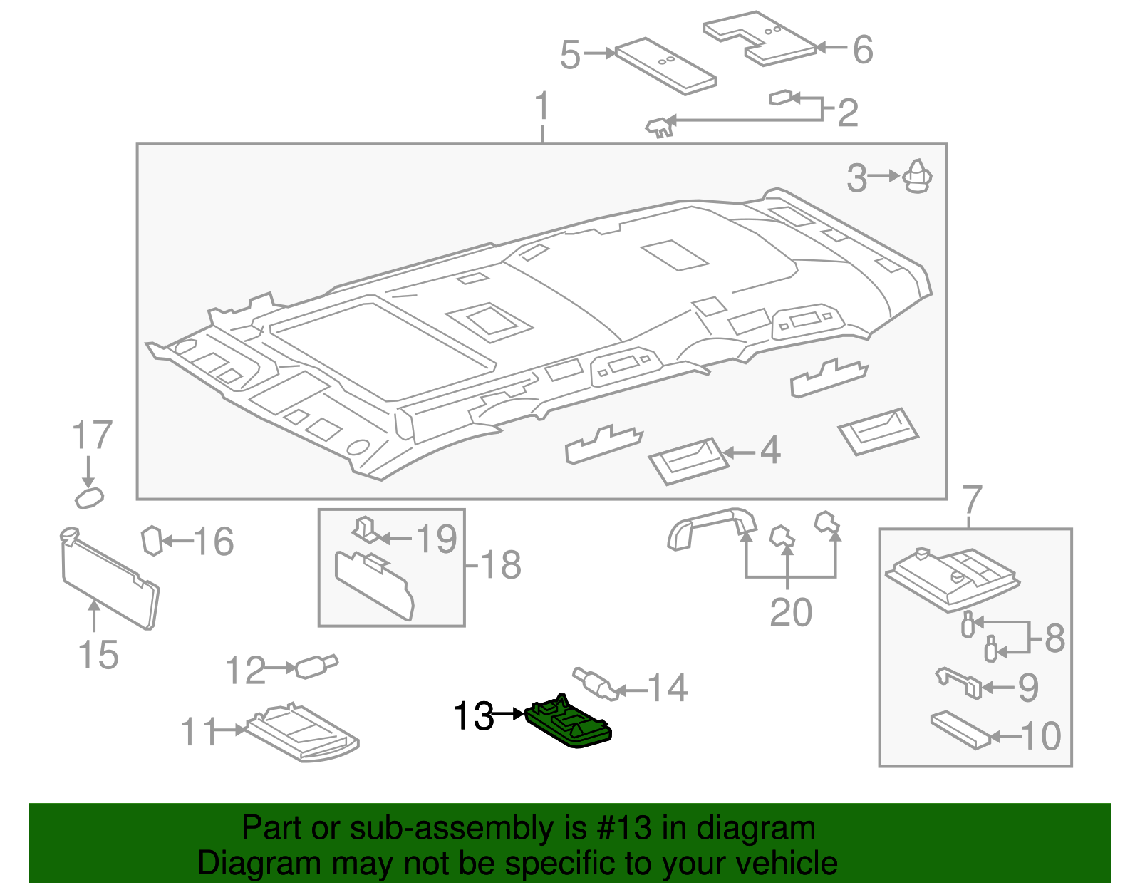 Interior Dome Light - OEM Brightness & Fit | AutoNation Parts