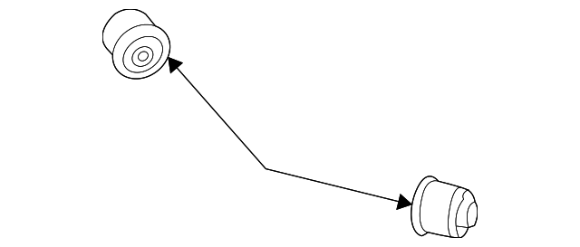 2012-2017 Hyundai Accent Axle Beam Bushing 55160-1R000 | OEM Parts Online