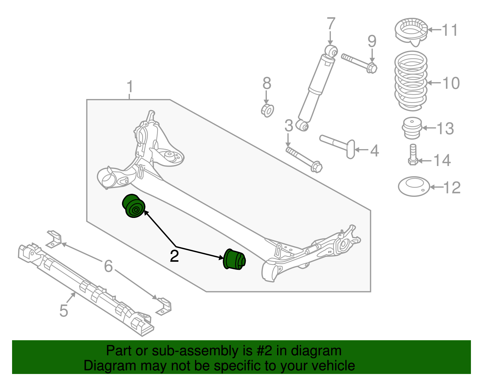55160-1R000 - High-Quality Axle Support Bushing for 2012-2017 Hyundai ...