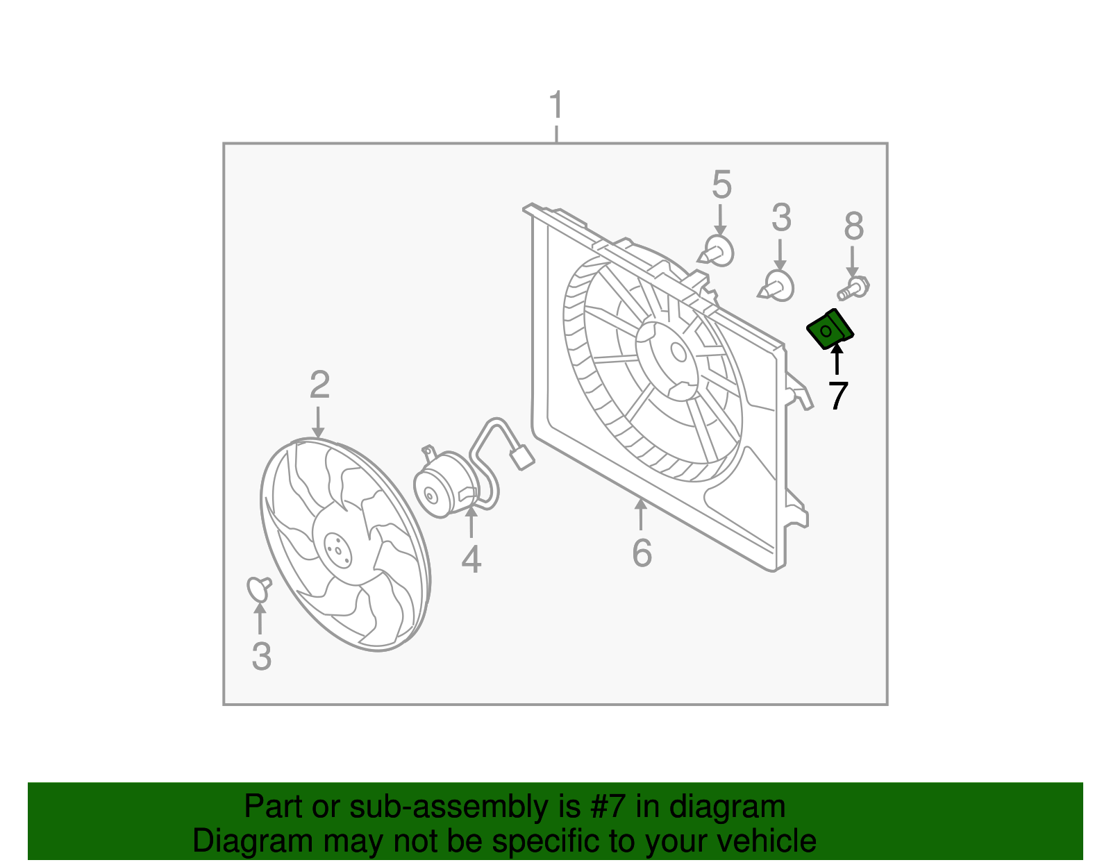 2007-2012 Hyundai Elantra Engine Cooling Fan Resistor 25385-2H650 | OEM ...