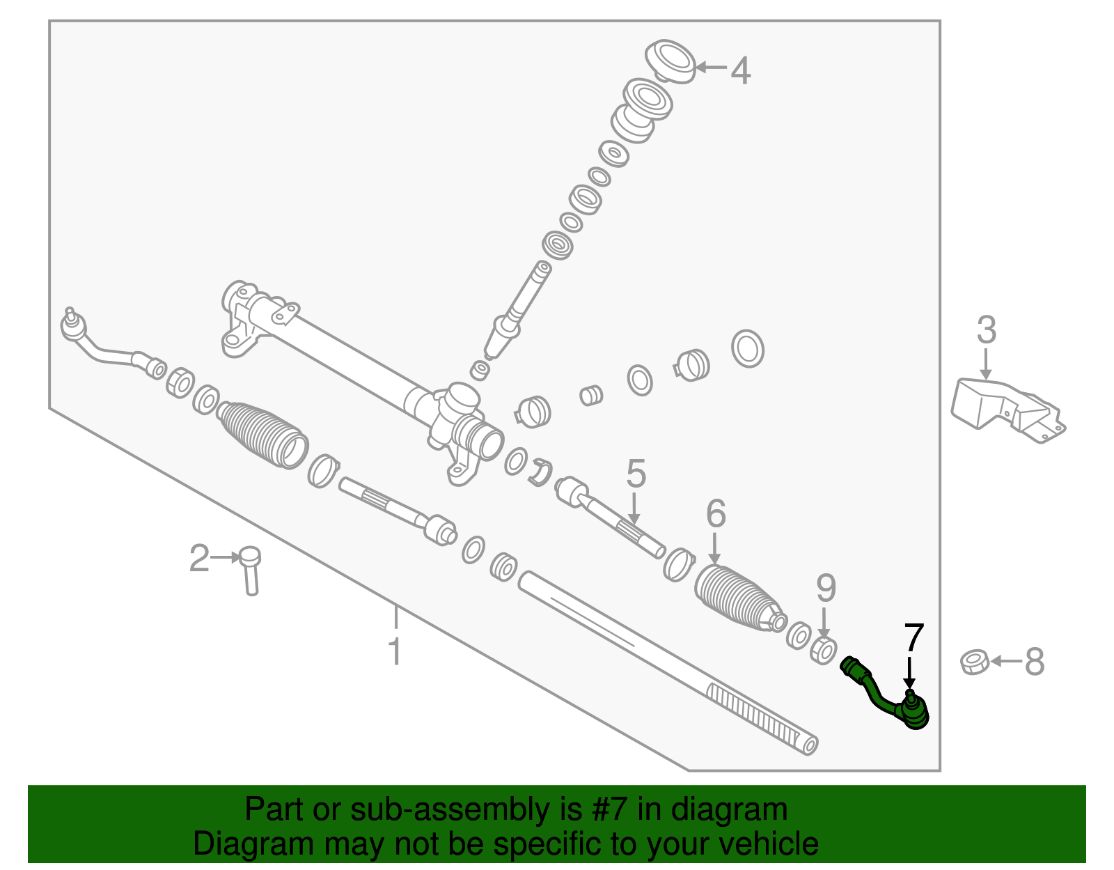 Hyundai - 56825-C1090 - Outer Tie Rod - 2015-2016 Hyundai Sonata | OEM ...