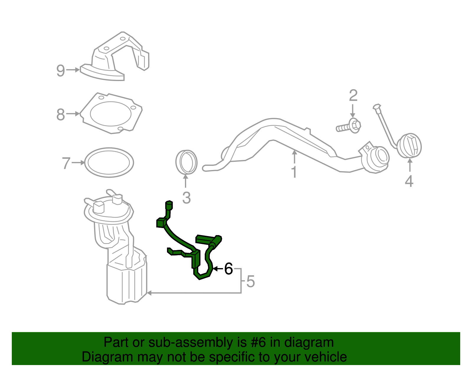 Ford Dealership 2017-2024 Ford Motorcraft™ Fuel Tank Sending Unit PS ...