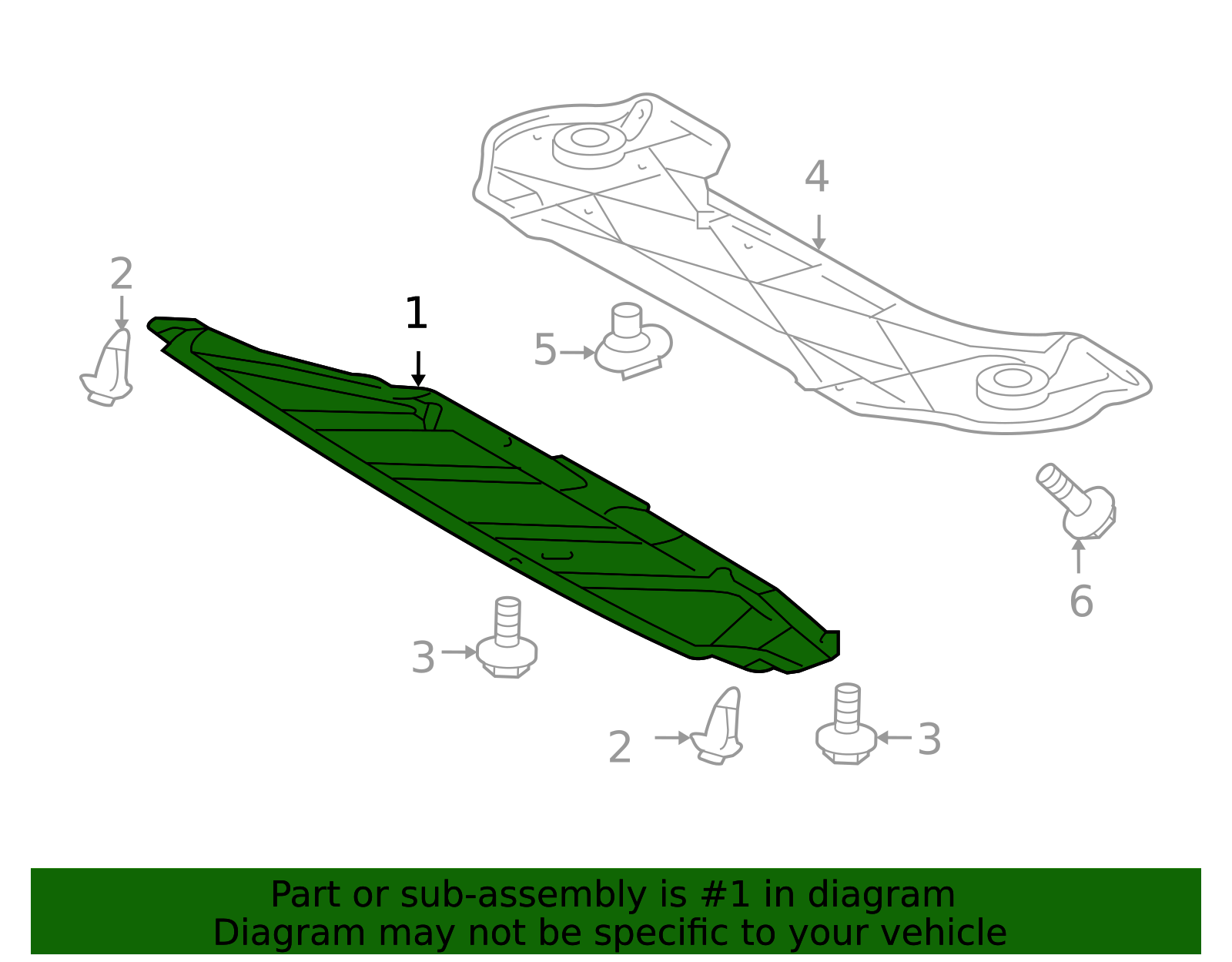2006-2007 Toyota Highlander Radiator Support Splash Shield 51440-48050 ...