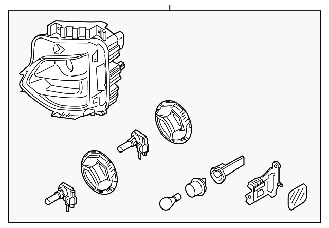 92102-S2000 - Hyundai Composite Assembly 2019-2021 Hyundai Santa Fe ...