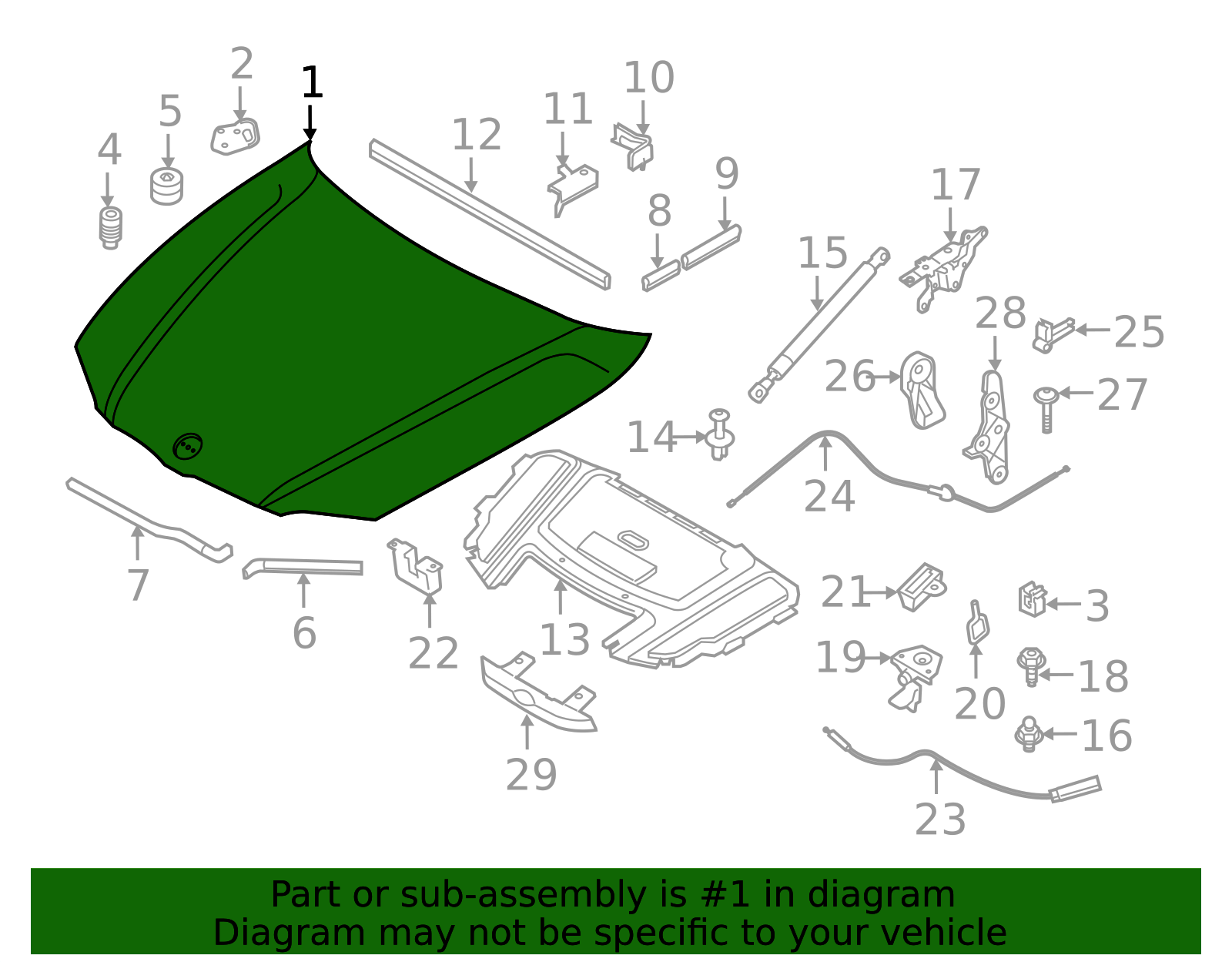 41-61-7-140-729 - Hood | Buy BMW Parts Now