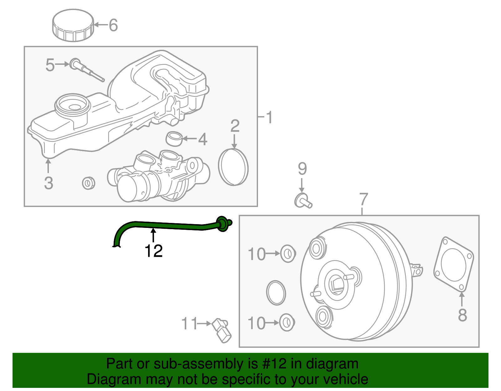 2017-2020 Ford Vacuum Hose HG9Z-9C490-F | Ford OEM Parts Outlet