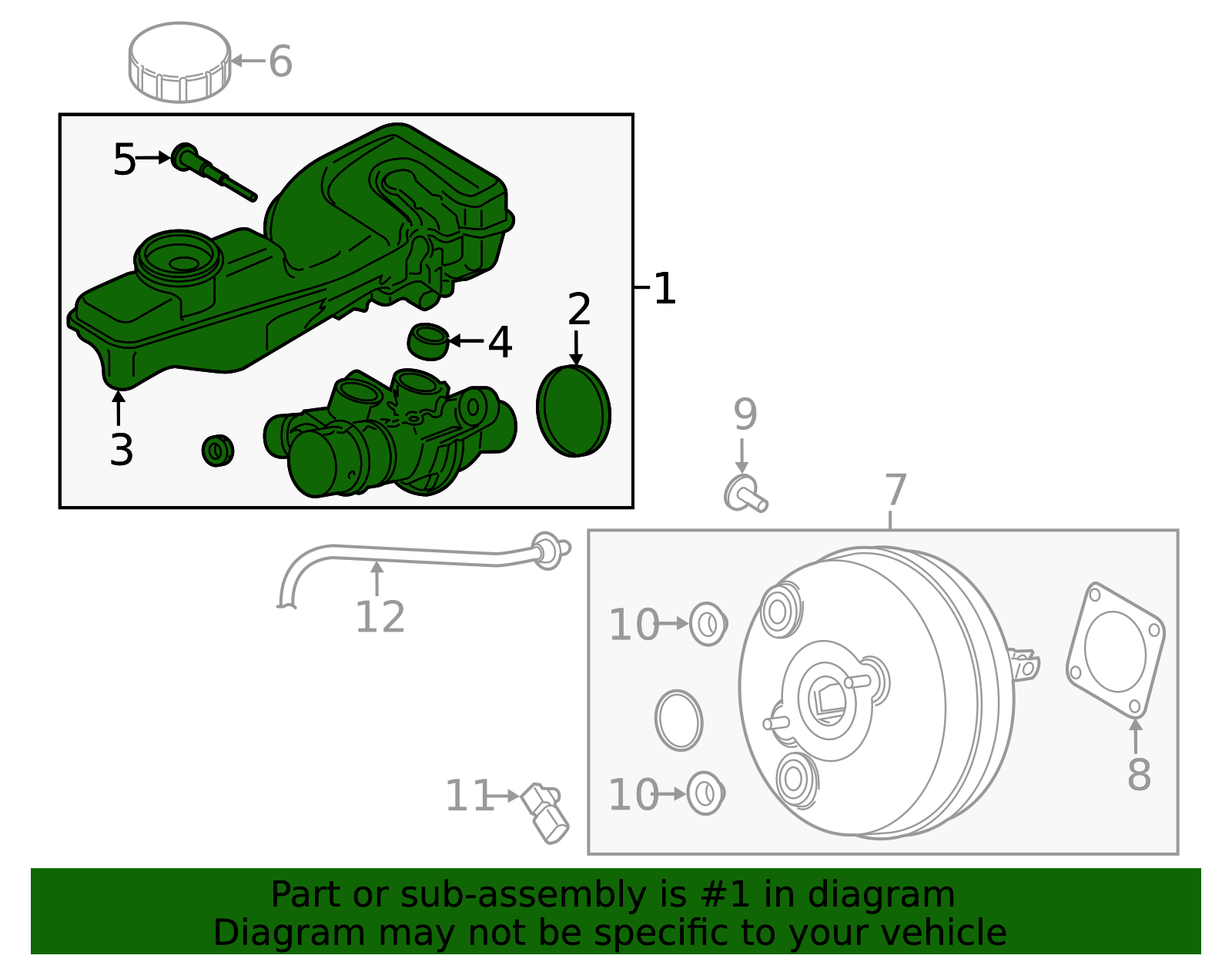 Brake Master Cylinder - OEM Pressure Unit for Ford | AutoNation Parts