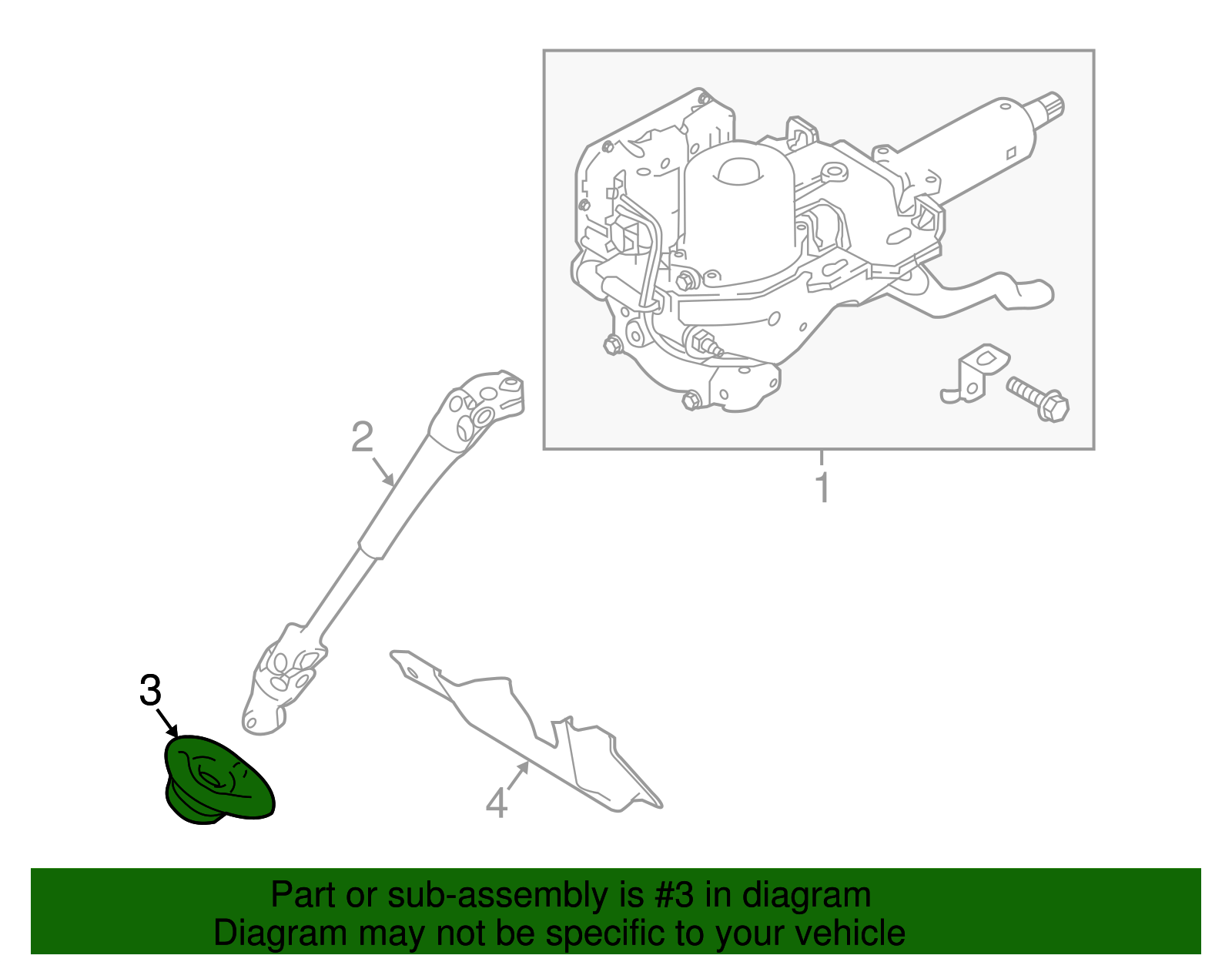 2014-2023 Nissan Lower Seal 48989-4BA1A | OEM Parts Online