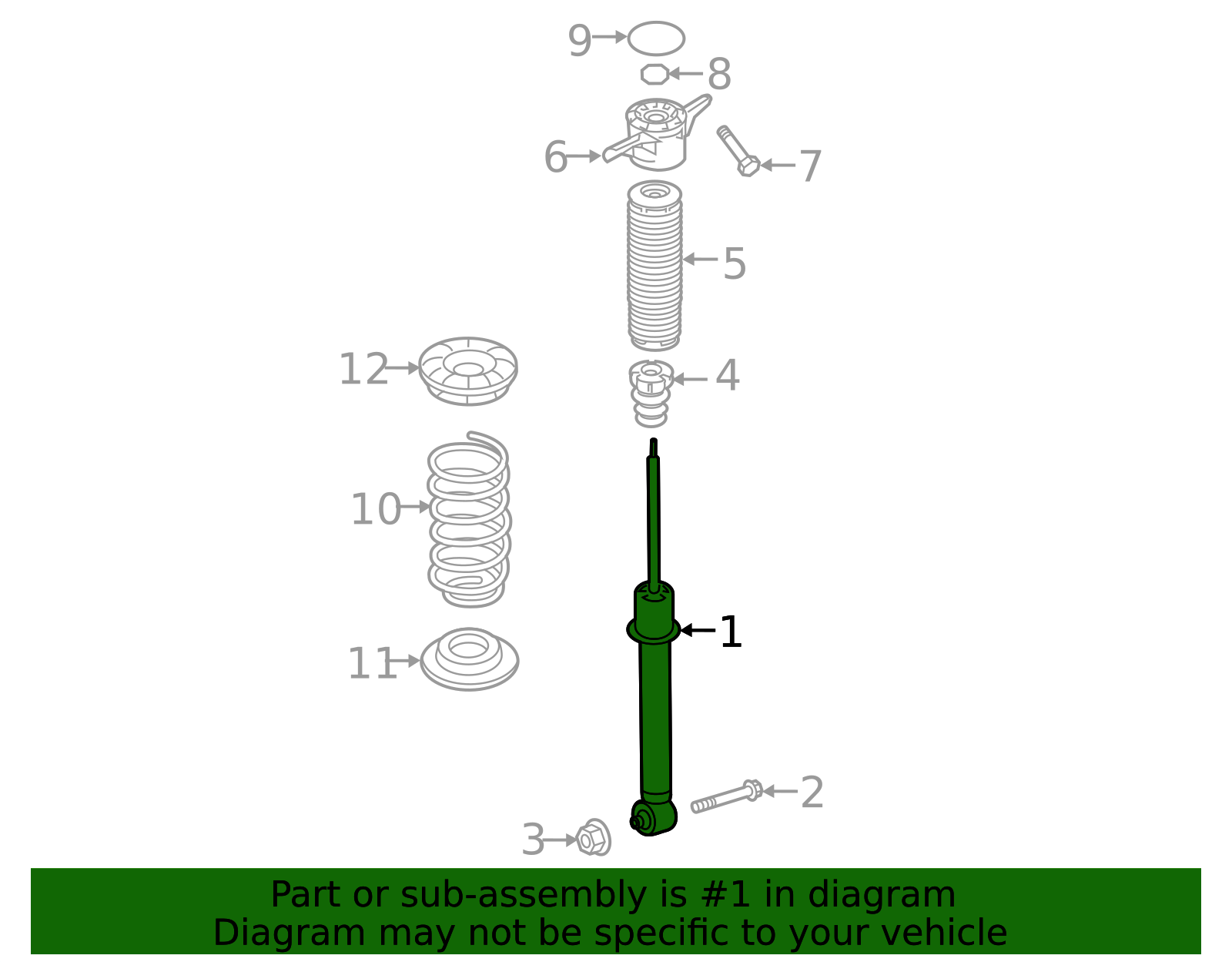 2021-2023 Hyundai Santa Fe Suspension Shock Absorber 55307-S2AA0 | OEM ...