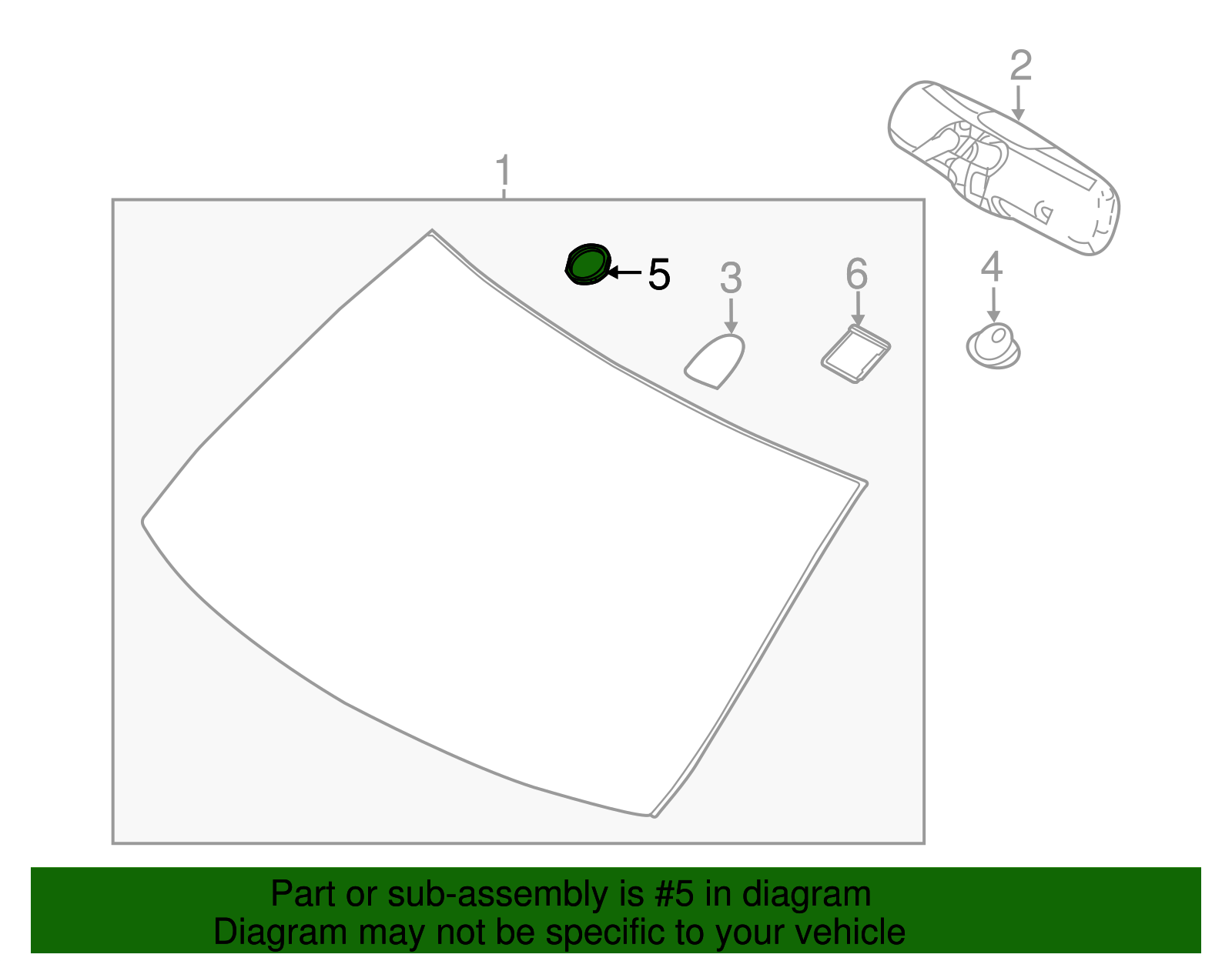 8A5Z-19G382-A - Ford Rain Sensor 2009-2014 Ford | Performance Auto Parts