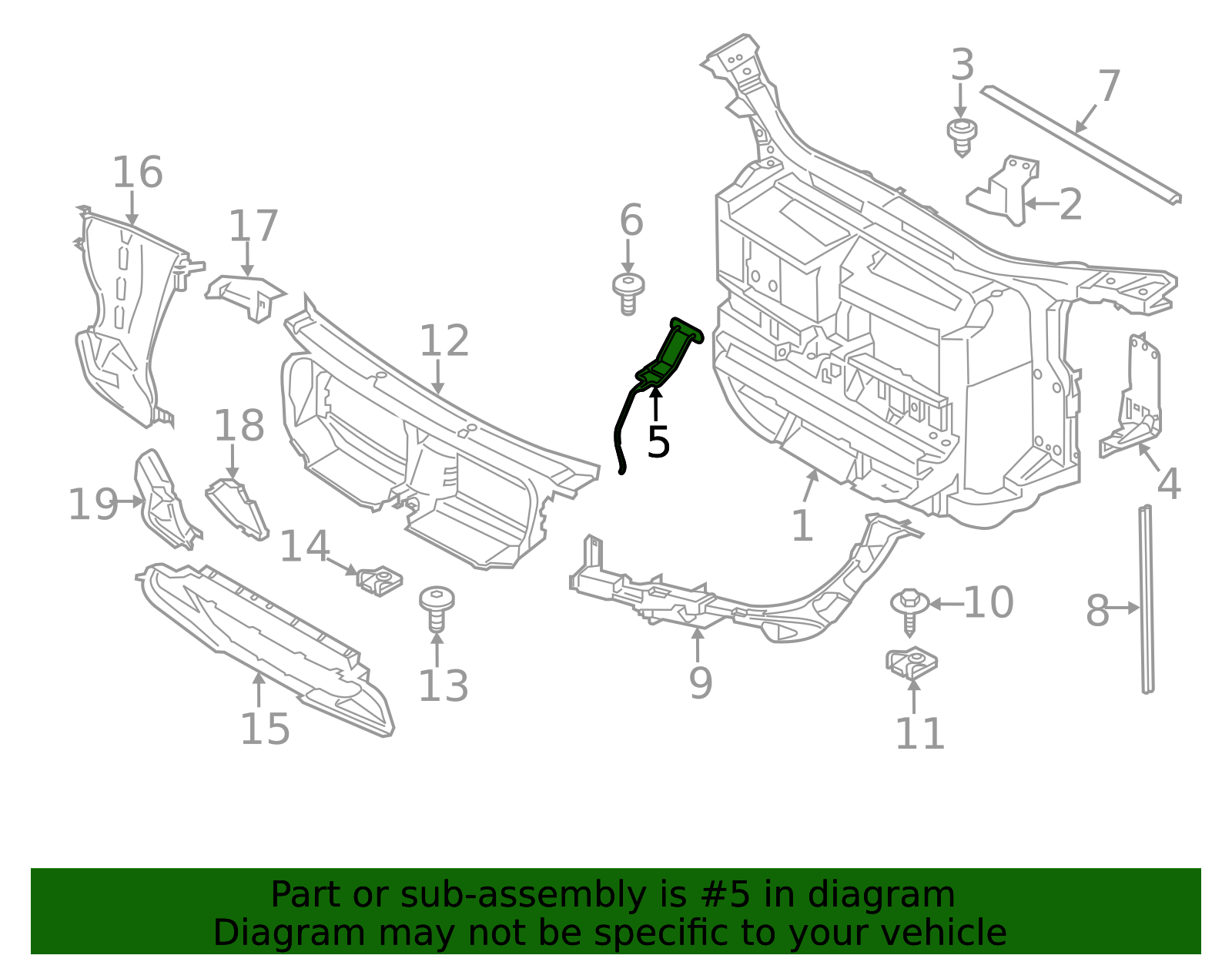 2013-2015 BMW X1 Lock Bracket 51642990177 | OEM Parts Online