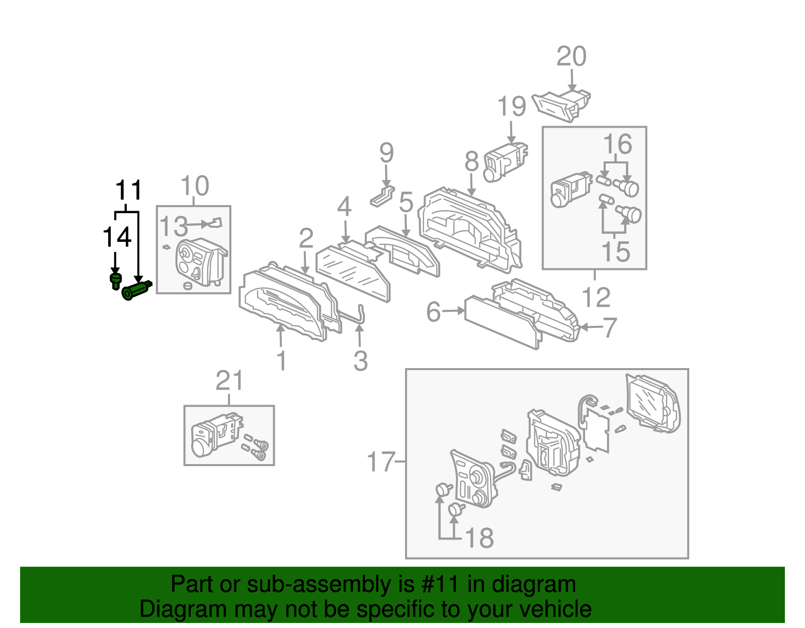 35881-S2A-911 - Ignition Switch 2000-2009 Honda S2000 | Honda Parts Online