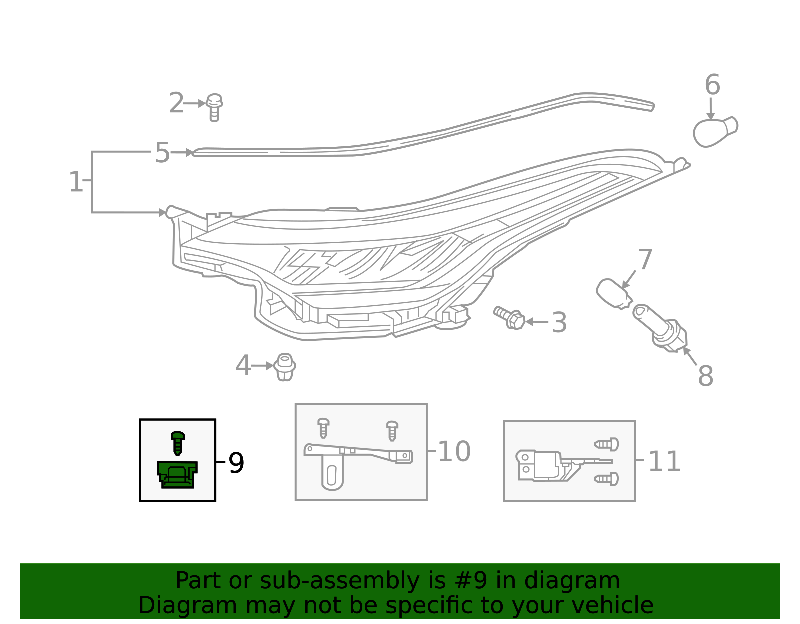 2018-2022 Toyota C-HR 2018-2022 Toyota C-HR - Repair Bracket 81194 ...