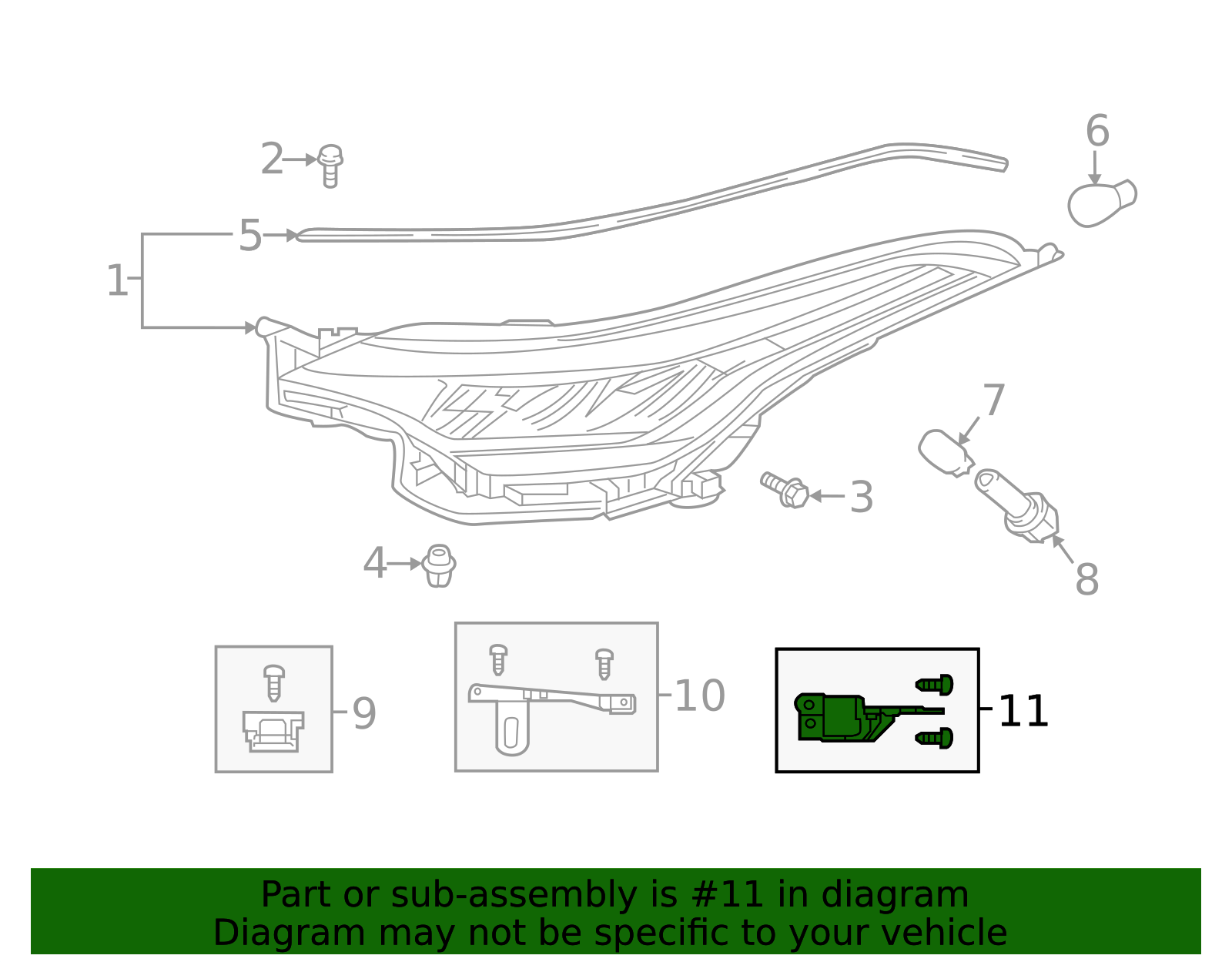 81193-F4030 - 2018-2022 Toyota C-HR - Repair Bracket | Nucar Toyota Parts