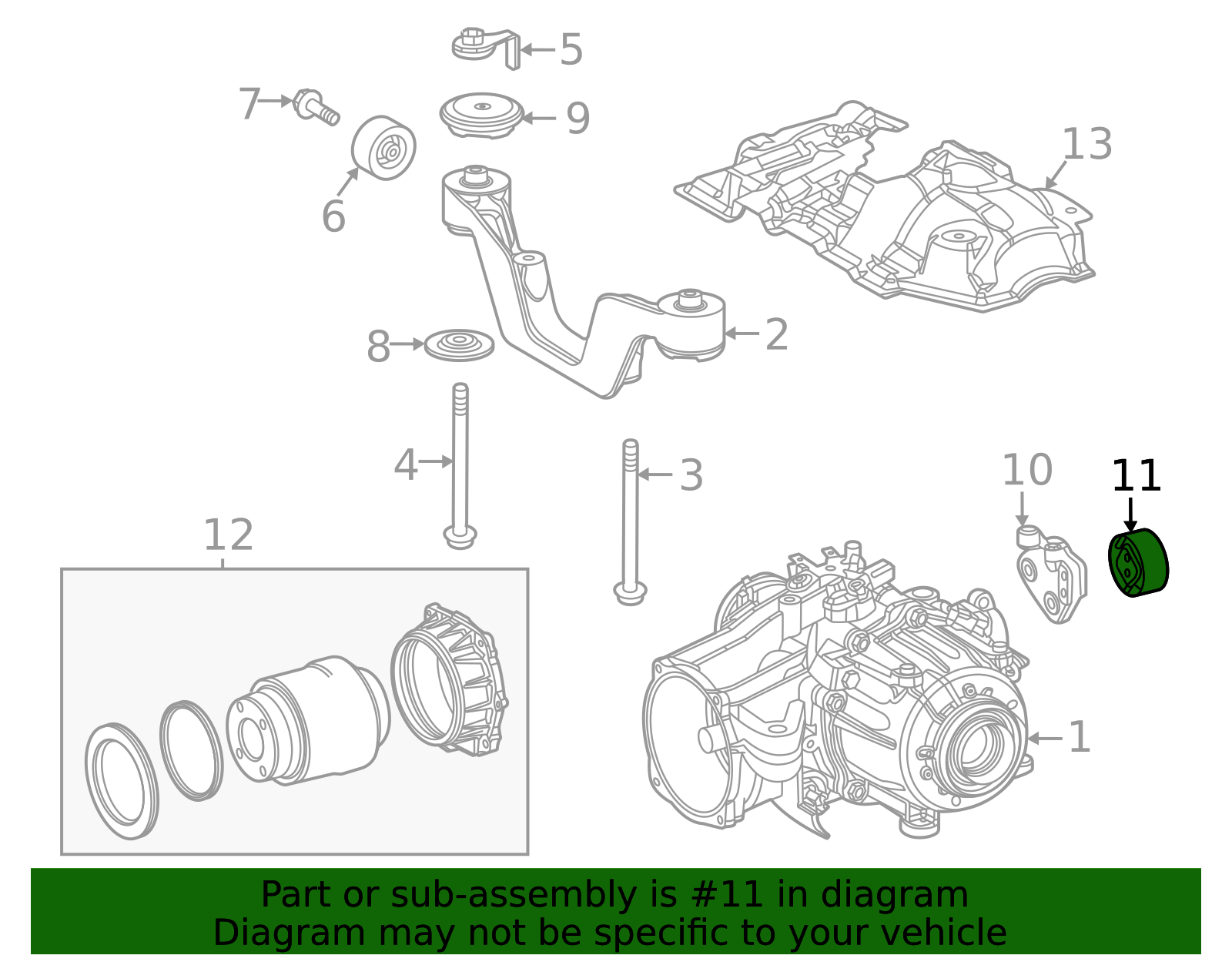 41651-0E090 - High-Quality Differential Mount for AutoNation Parts