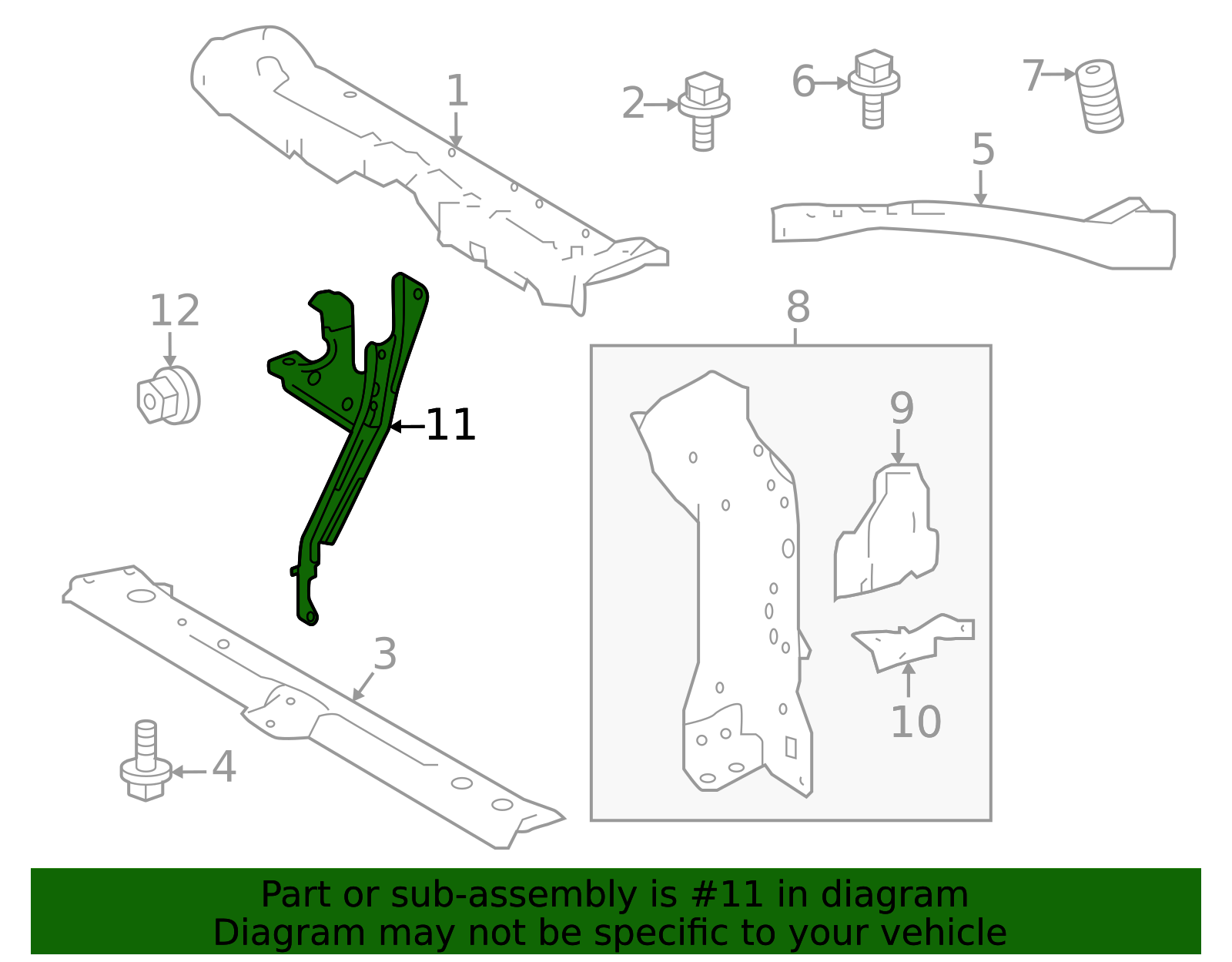 Lock Support 53208-12600 | OEM Parts Online