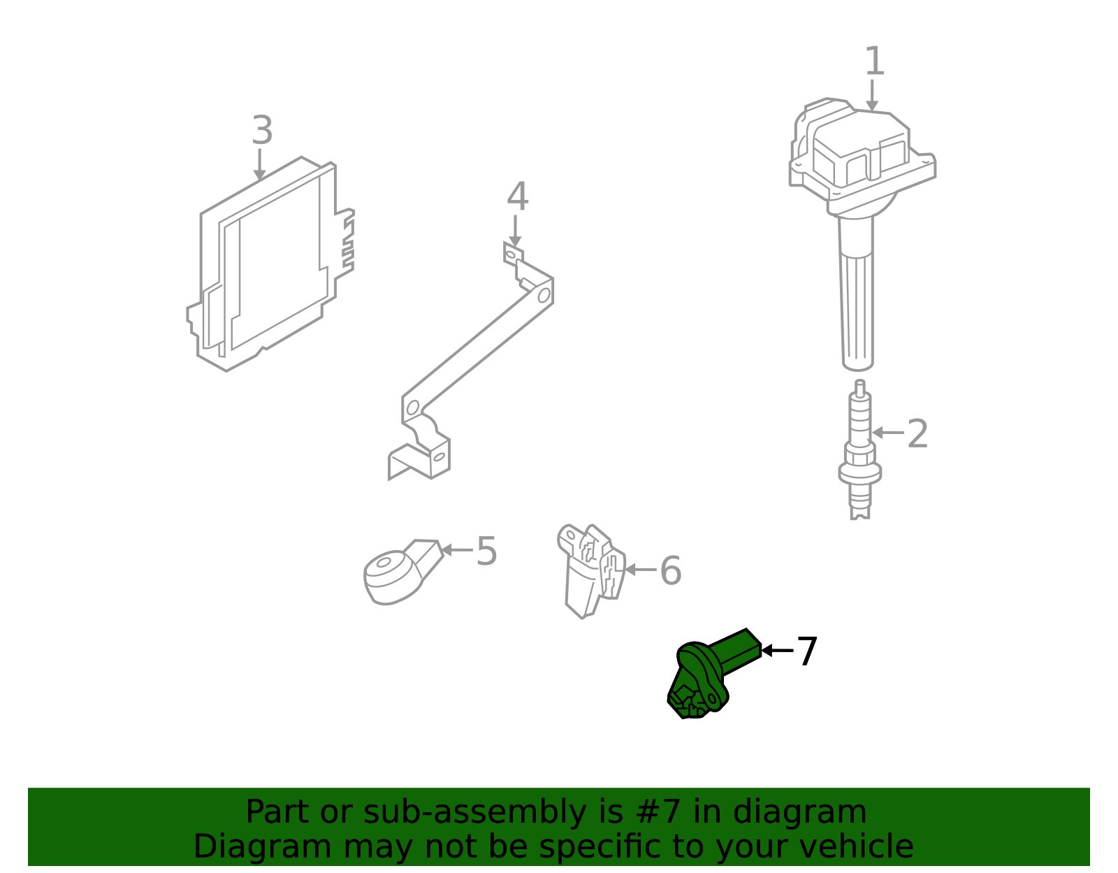 2002-2010 INFINITI Crankshaft Position Sensor 237314M50D | Infiniti ...