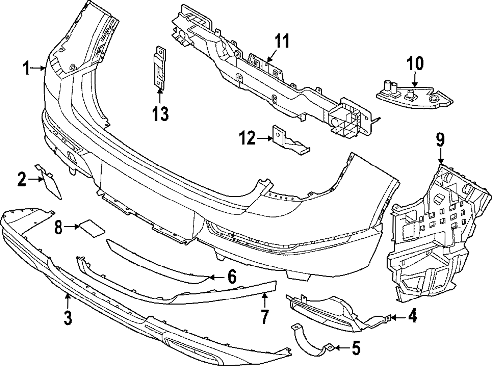 2021 Genesis GV80 Outer Molding 86694-T6000 | MotorMotor