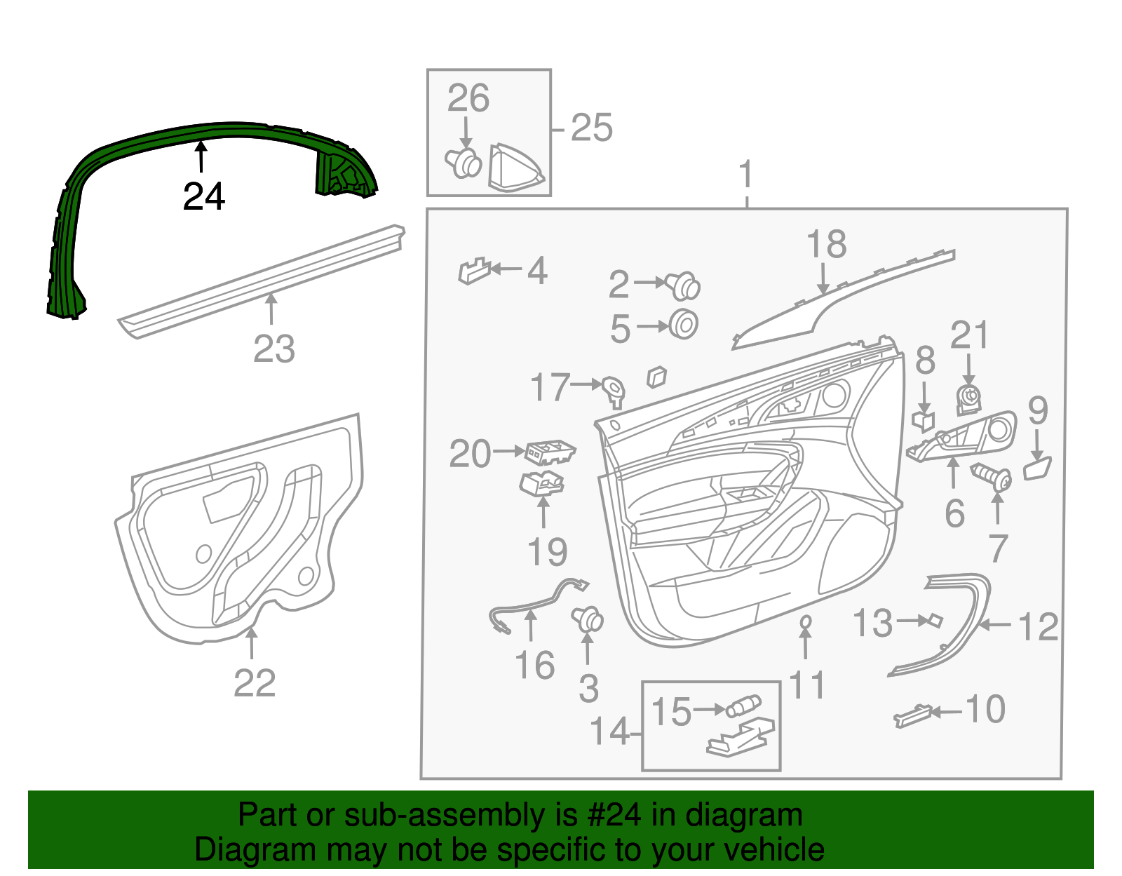 13269830 - Upper Molding | Partners Chevy