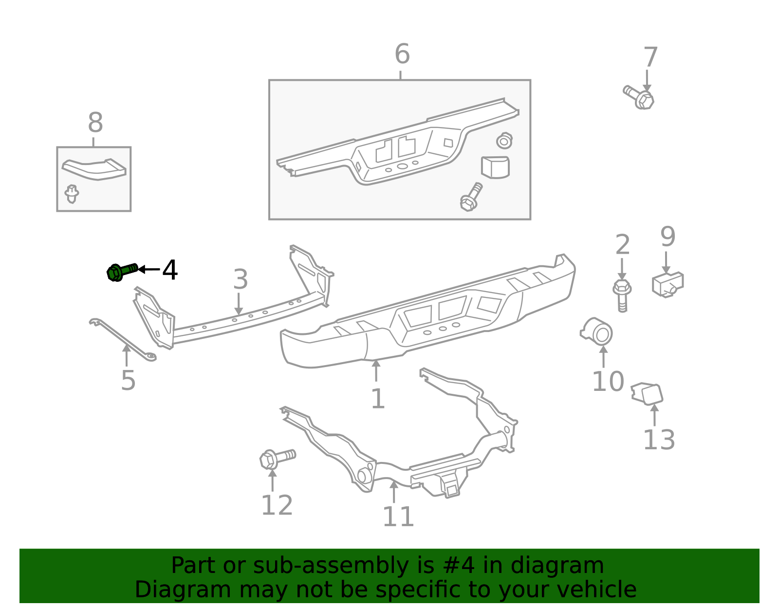 Genuine Official Toyota Bumper Lower Bolt part# 90119-A0271 for 2007 ...