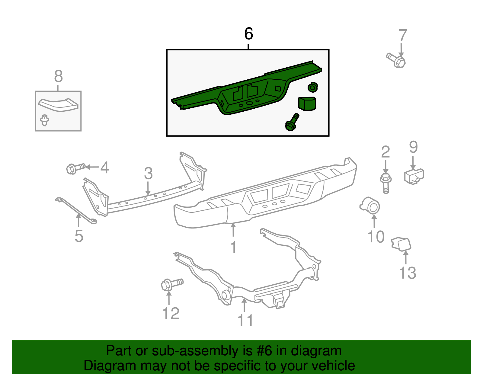2007-2013 Toyota Tundra Step Pad 52057-0C030 | Toyota San Diego Parts