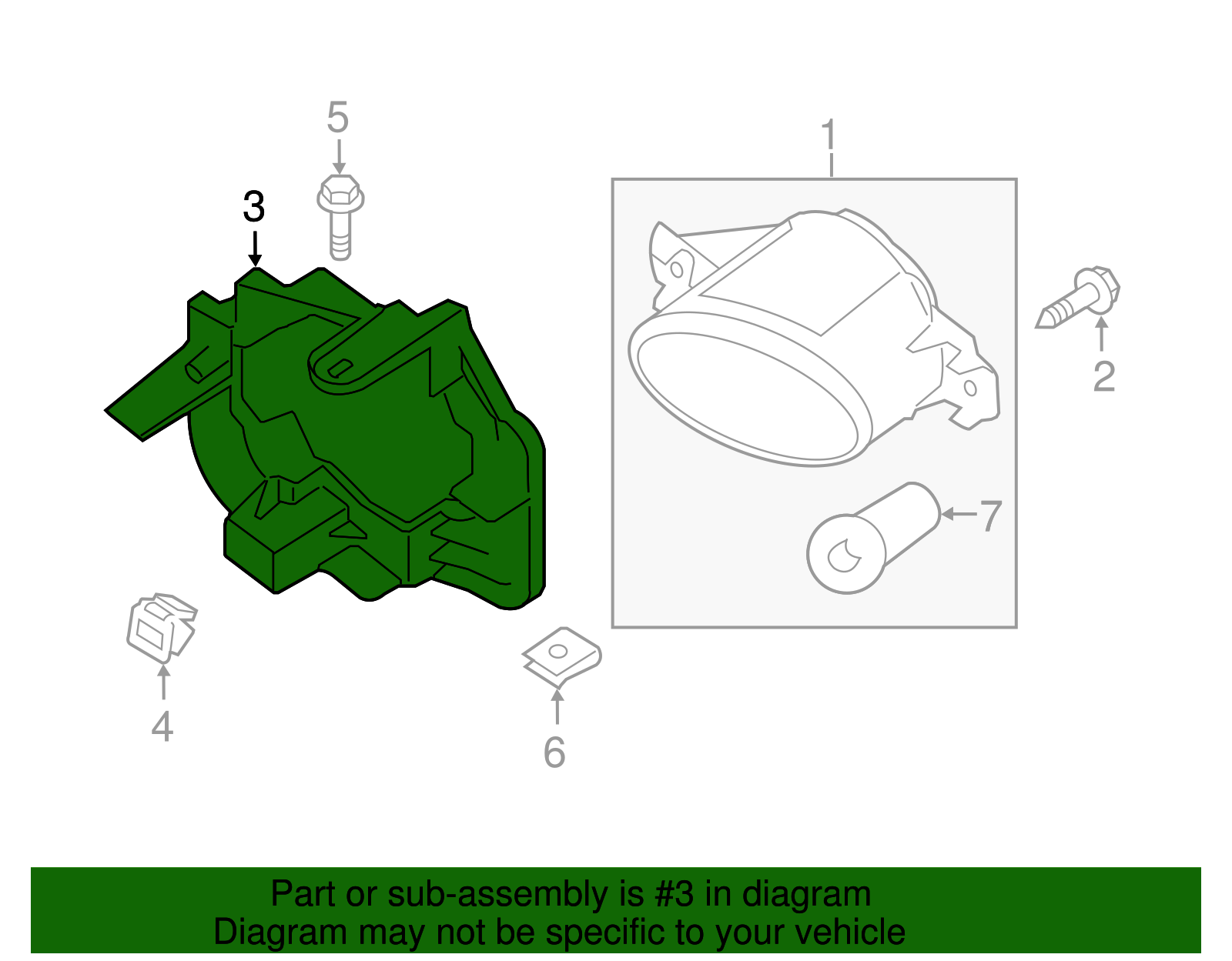 2007-2009 Nissan Altima Bracket 26915-JA00A | Nissan RVA