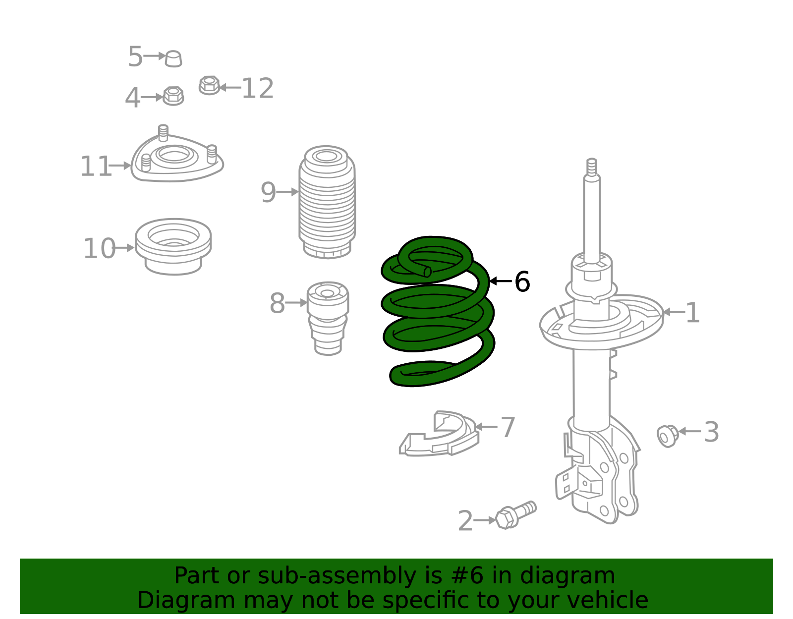 GBEF-34-011 - Coil Spring 2018-2021 Mazda 6 | Florida Mazda Parts
