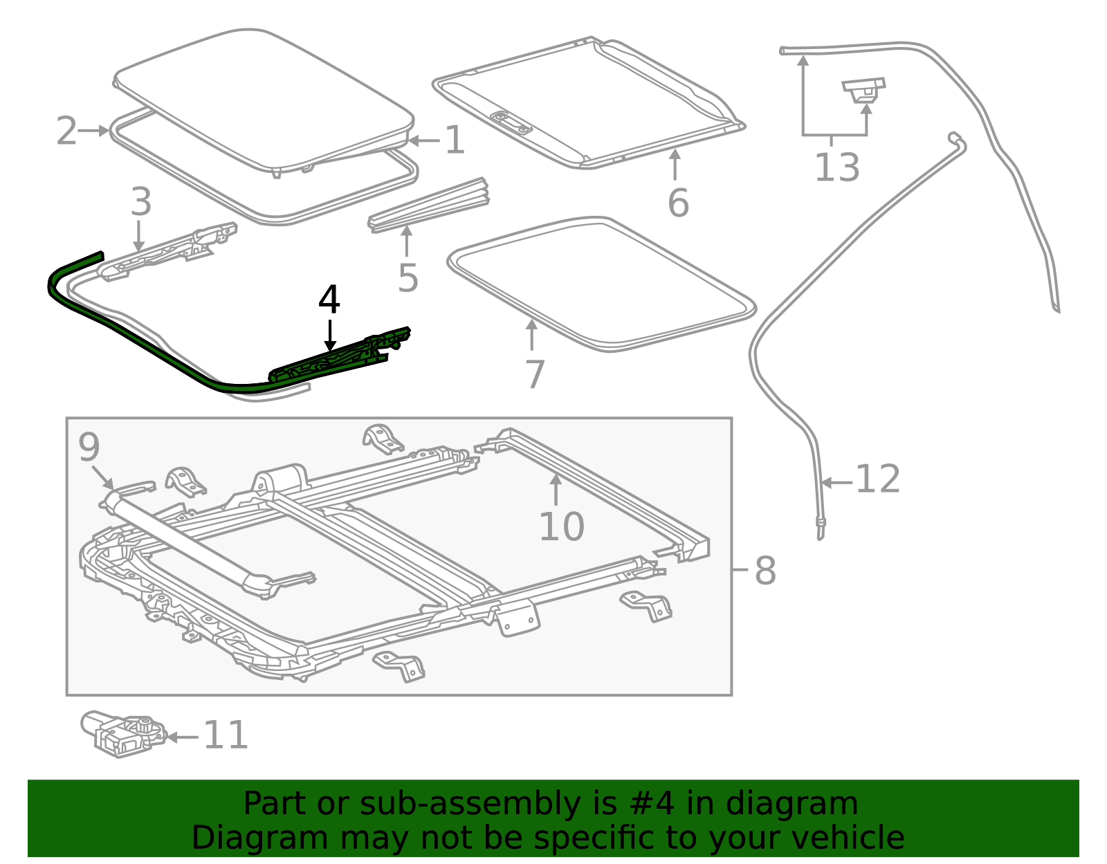 Genuine Official Toyota Cable part# 63224-52081 for 2012-2019 Toyota ...