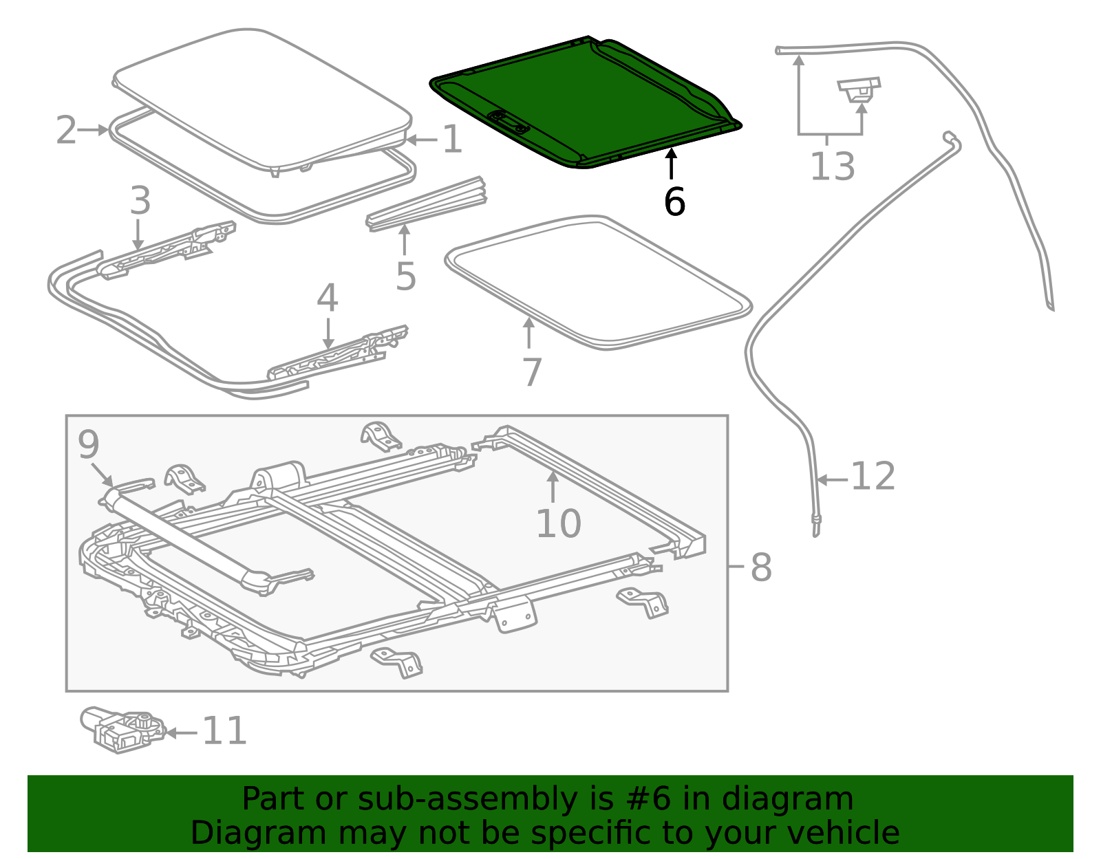 63306-52150-B0 - Sunroof Cover 2012-2017 Toyota Prius C | Bam Wholesale ...