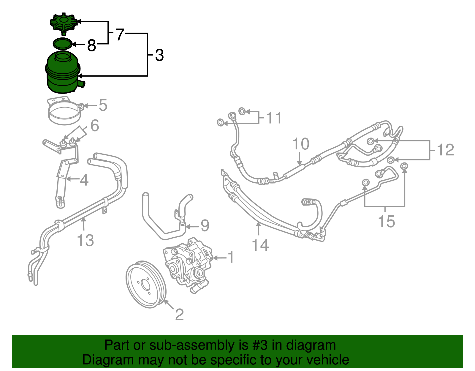 2000-2010 BMW Power Steering Pump Reservoir 32-41-2-228-855 | OEM Euro ...
