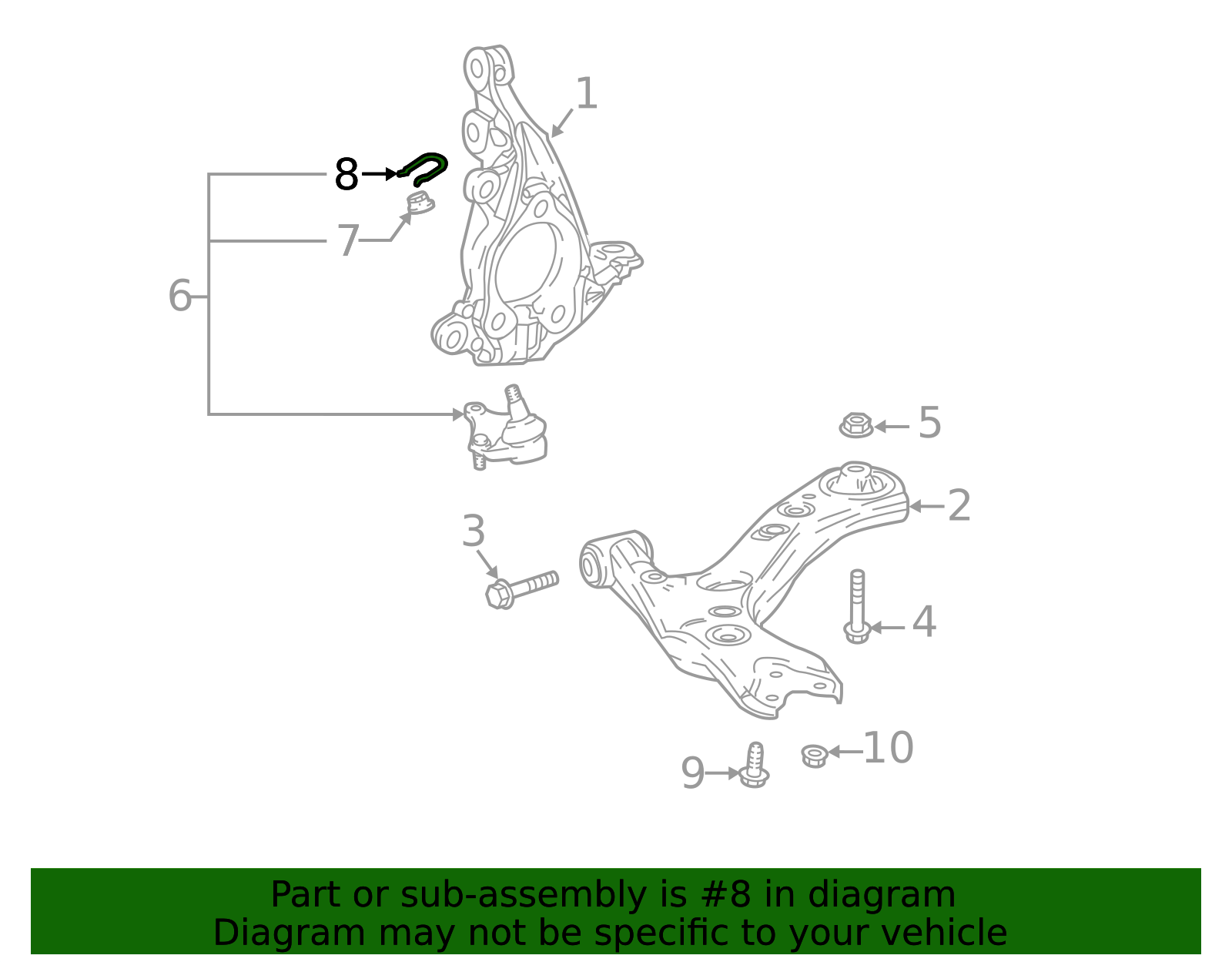 90468-A0003 - Lower Ball Joint Cotter Pin 2003-2025 Lexus | Lexus Parts ...