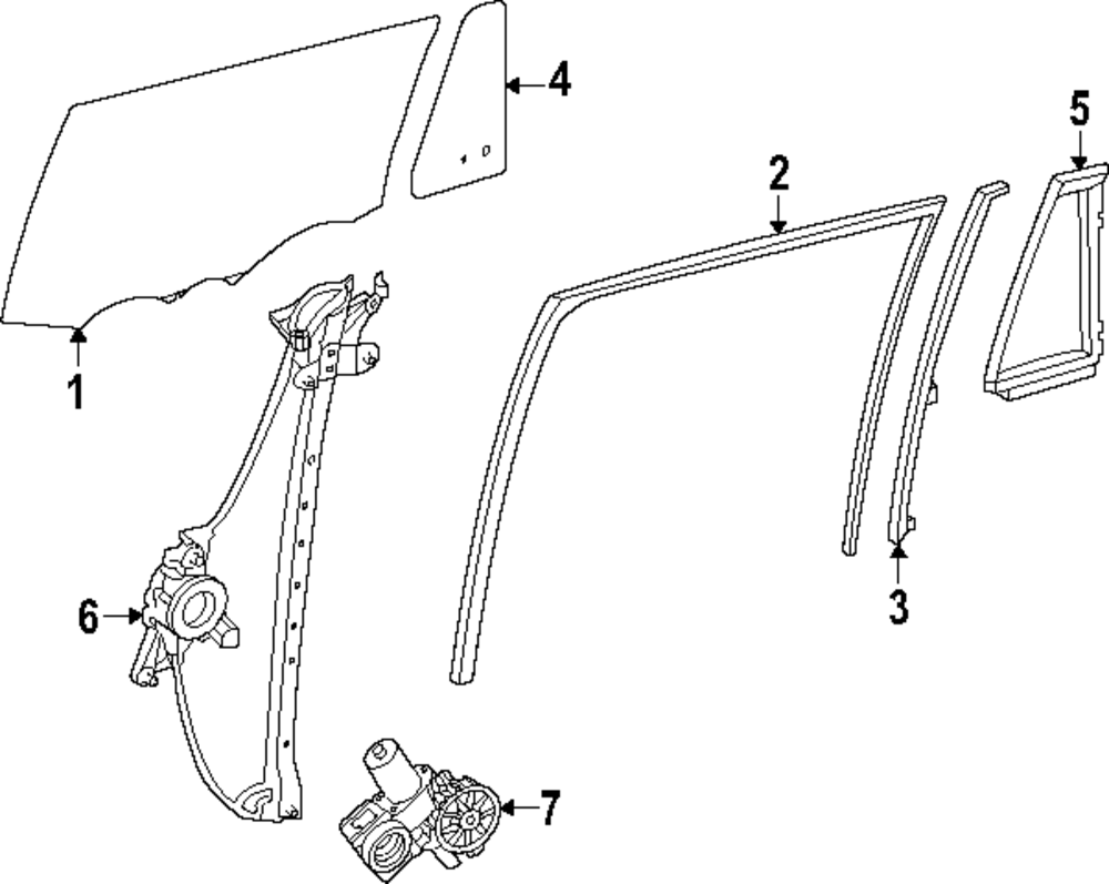 2024-2025 Toyota Grand Highlander Division Bar 67407-0E150 | Toyota ...