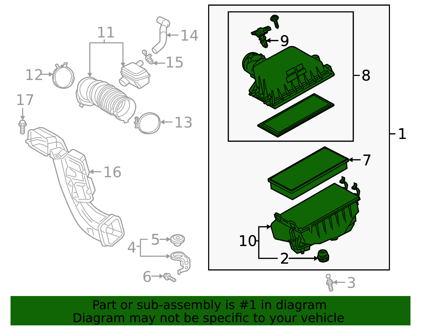 17700-25111 - High-Quality Air Filter Housing for 2021-2022 Toyota ...