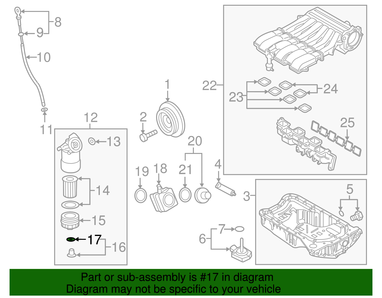 2004-2023 Volkswagen Plug O-Ring N-904-054-02 | vwpartscenter