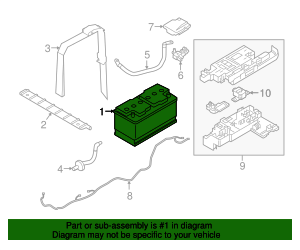 31419120 - 2016-2021 Volvo - Vehicle Battery | Volvo OEM Parts Direct