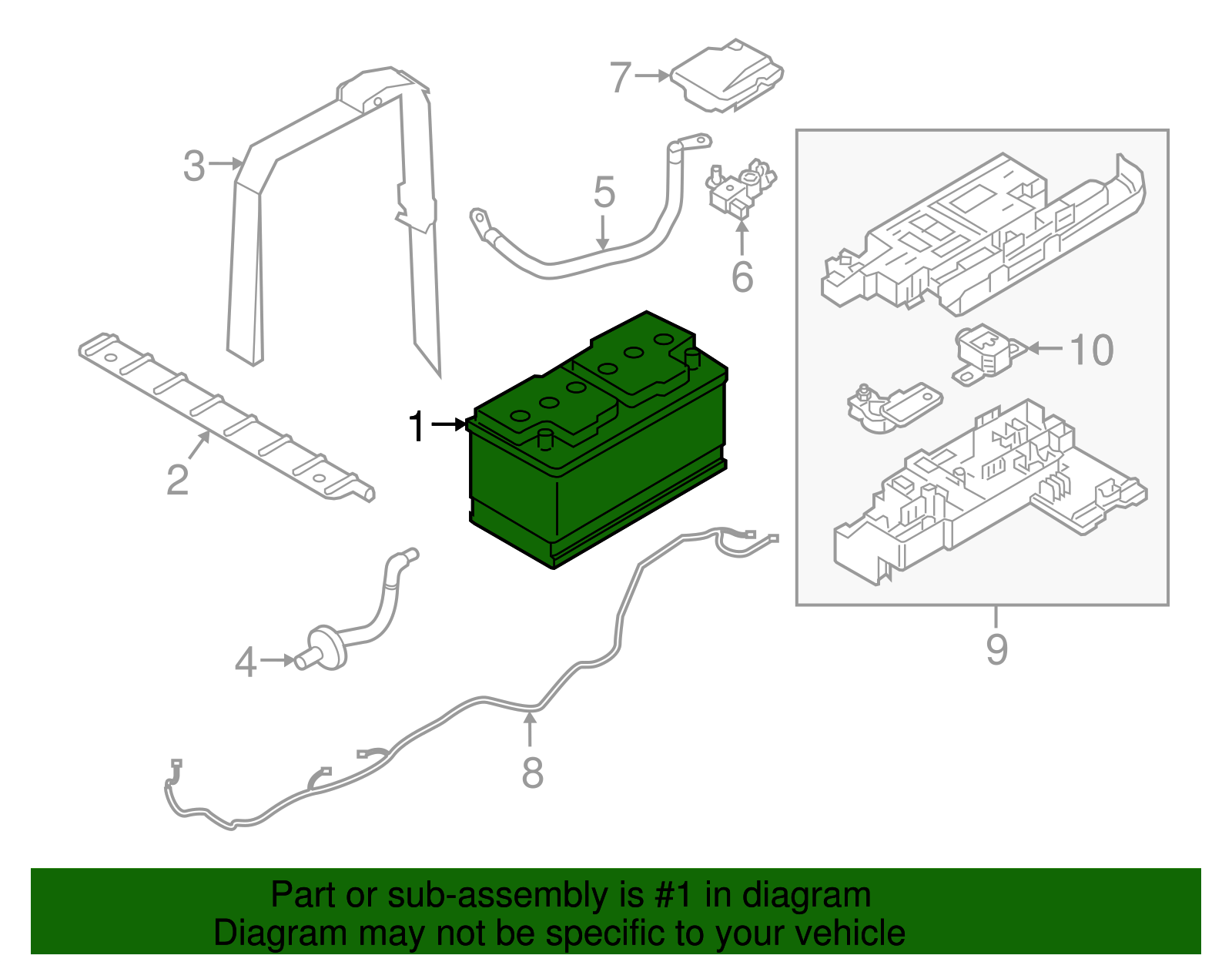 31419120 - 2016-2021 Volvo - Vehicle Battery | Volvo OEM Parts Direct
