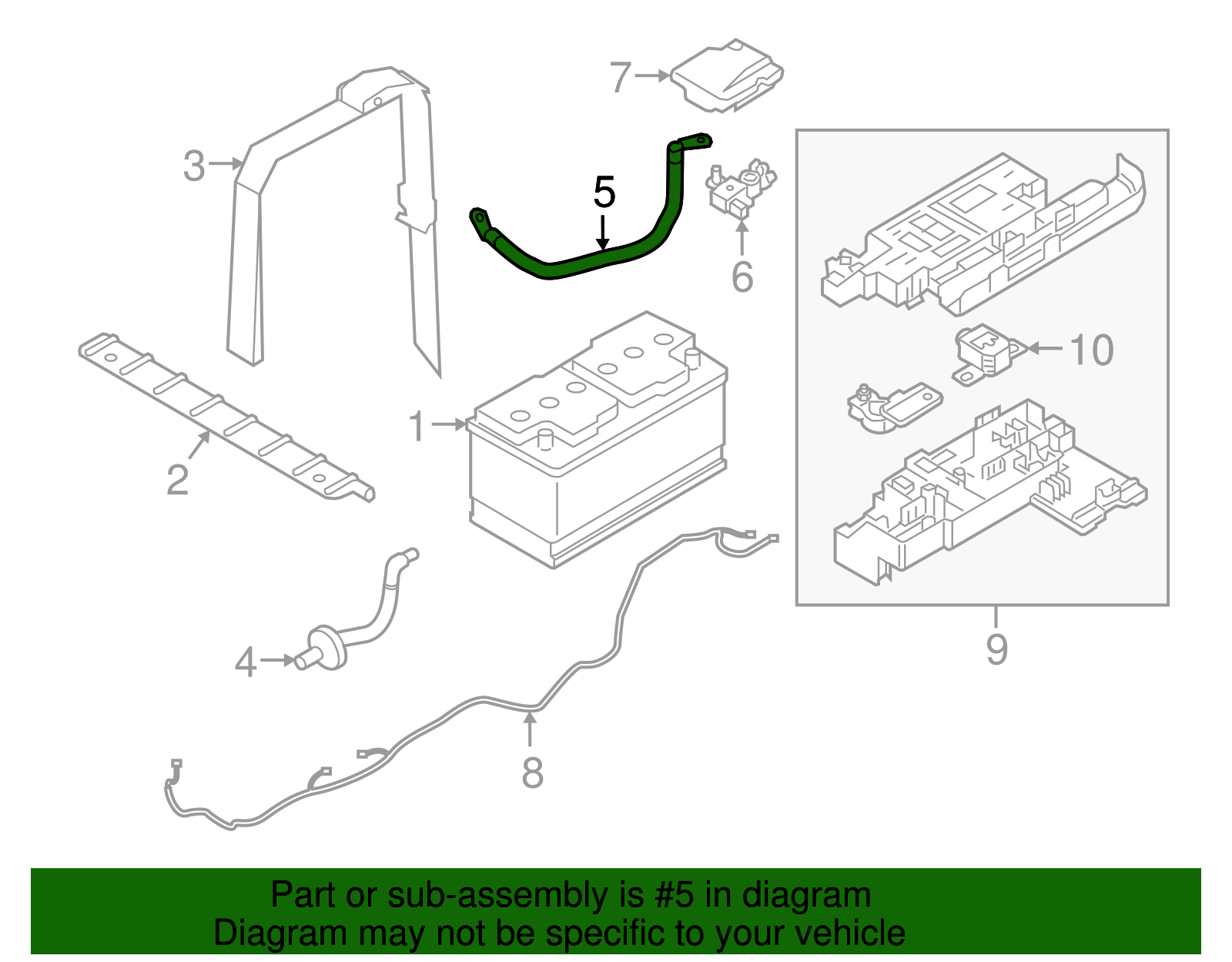 32265471 - Ground Cable - 2020 Volvo XC60 | Volvo OEM Parts Direct