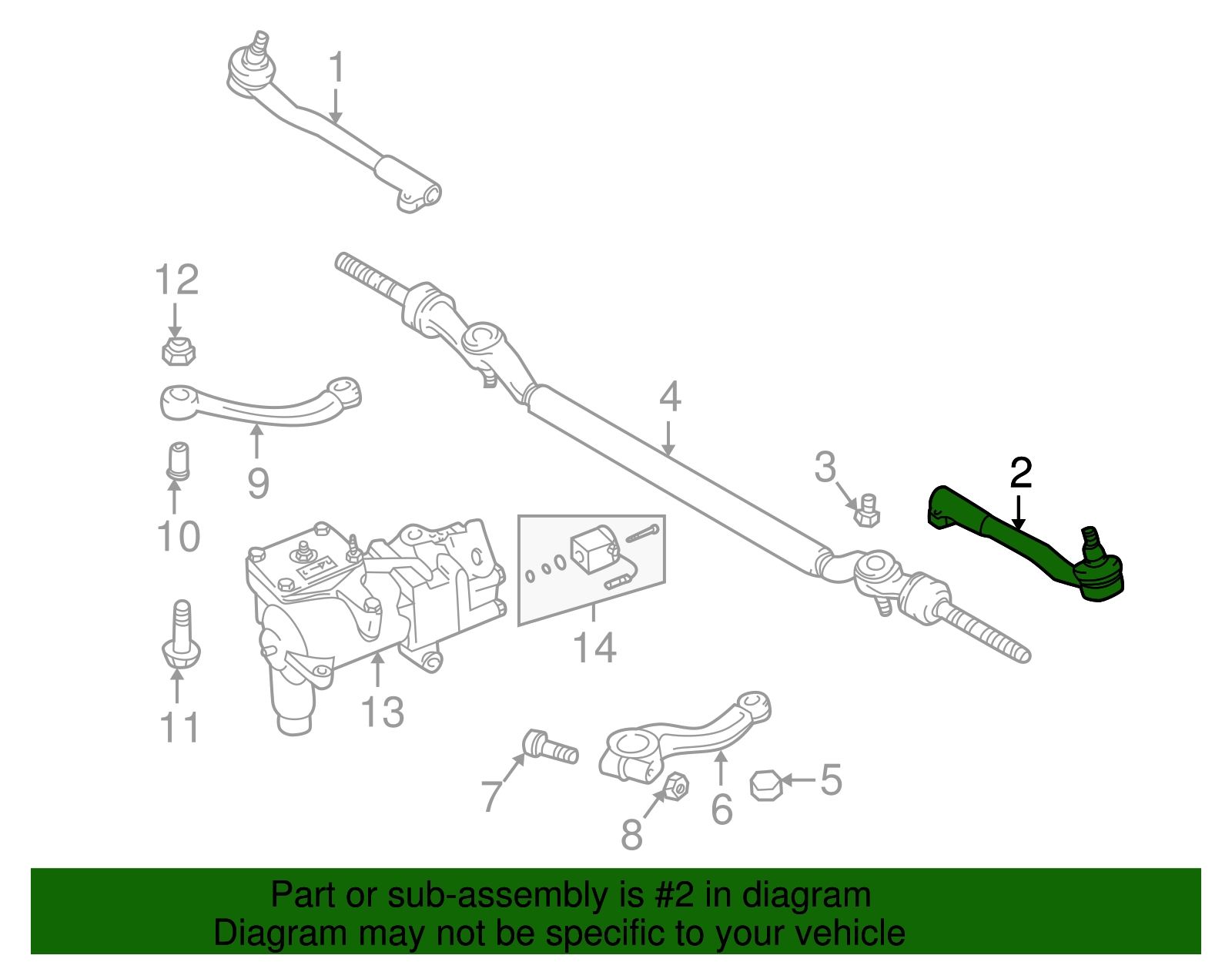 Genuine BMW 32-21-1-141-345 | Outer Tie Rod | FREE Shipping on Most ...