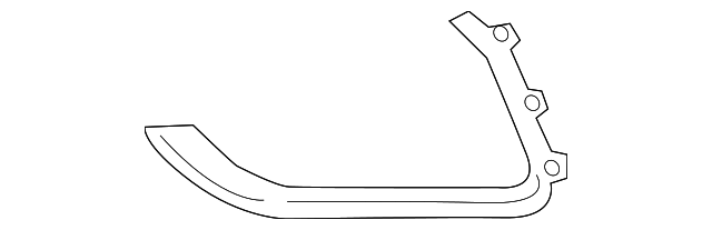 2017-2020 Chevrolet Trax Front Driver Side Fog Lamp Opening Cover ...