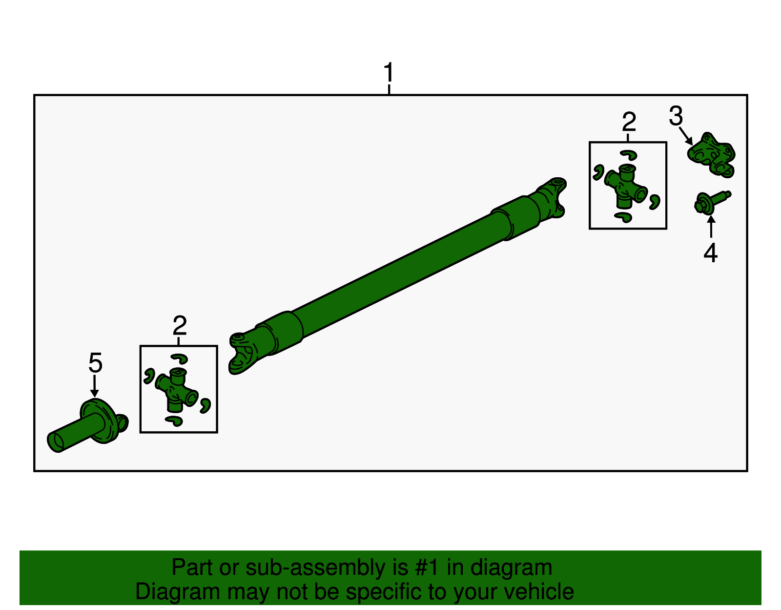 2018-2024 Ford Drive Shaft jl1z4602n | TascaParts.com