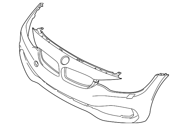Genuine BMW 51-11-7-496-128 | Bumper Cover | FREE Shipping on Most ...