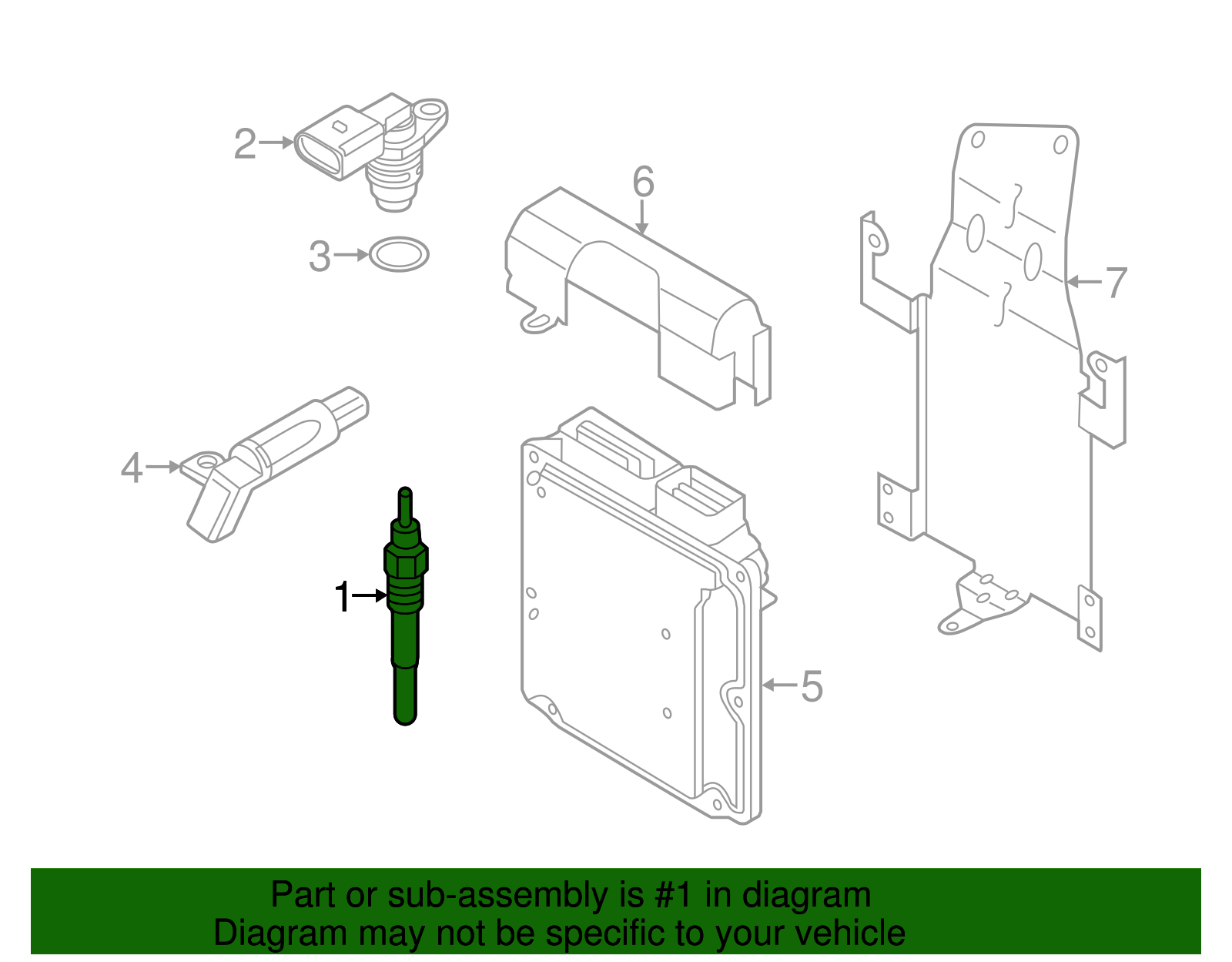 2009-2016 Volkswagen Glow Plug 059-963-319-AB | VW Direct Auto Parts