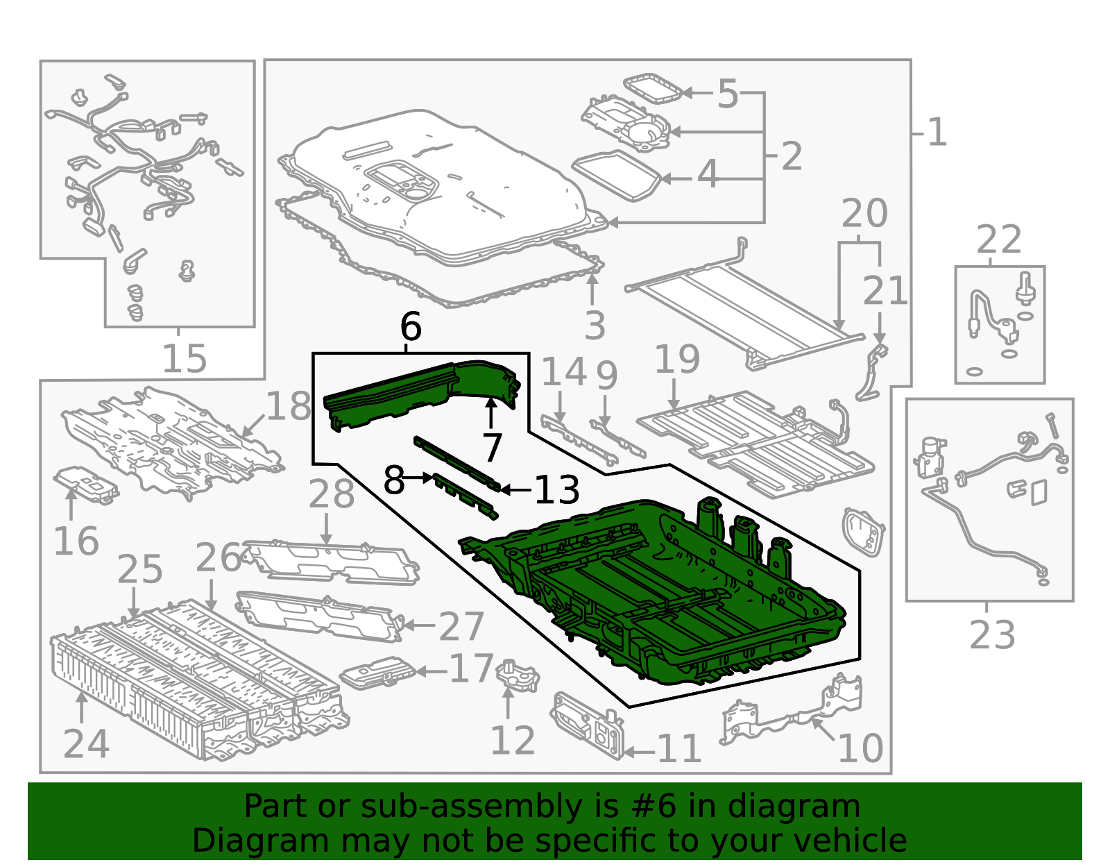 2023-2025 Toyota Carrier Assembly G9611-47010 | Toyota Parts Center