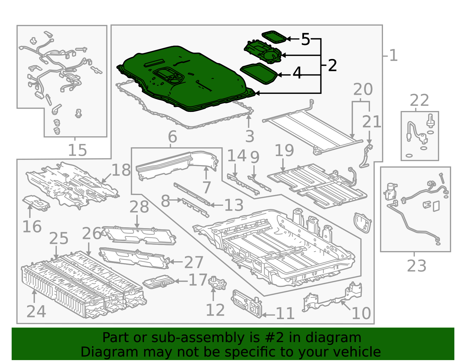 Drive Motor Battery Pack Cover G9502-47010 | Toyota Parts Center