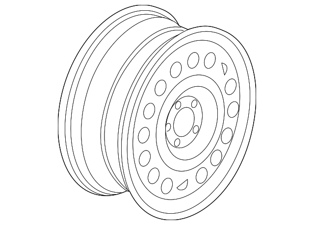 2014-2018 Ford Transit Connect | Wheel, Steel | DT1Z-1007-A | Walls ...